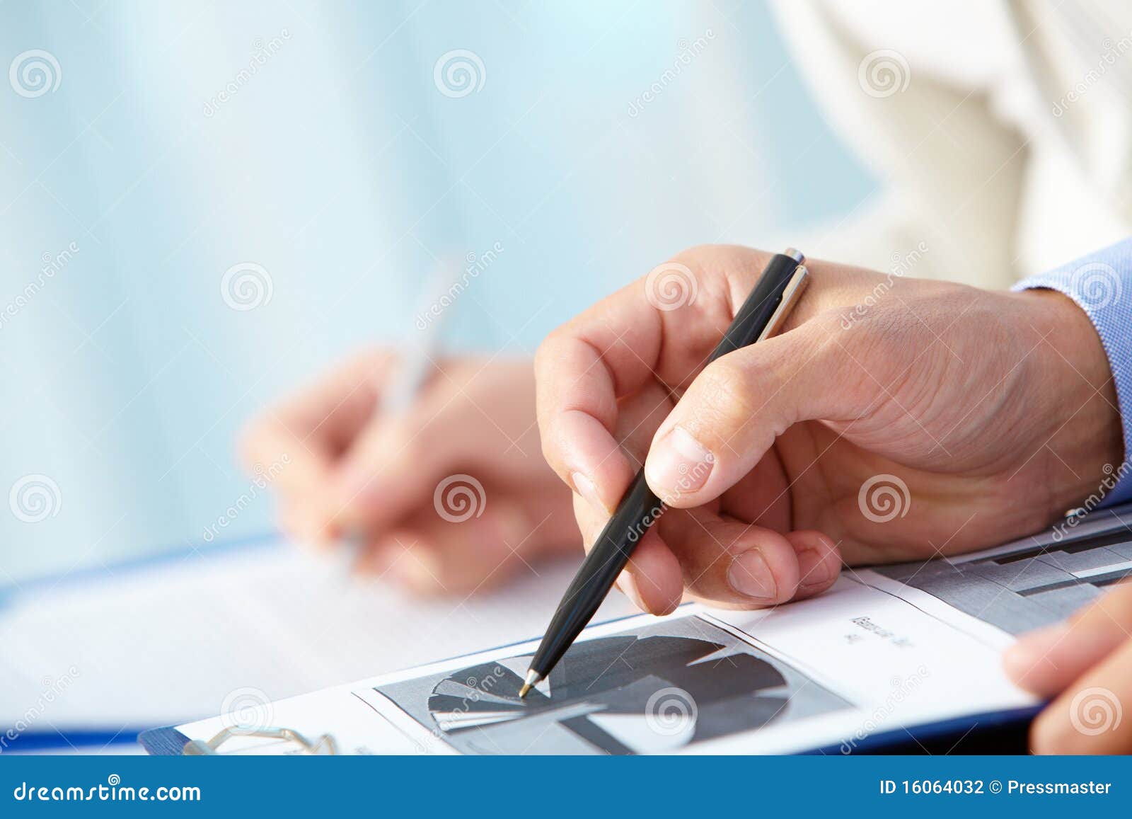 Work with paper stock photo. Image of learning, handwriting - 16064032