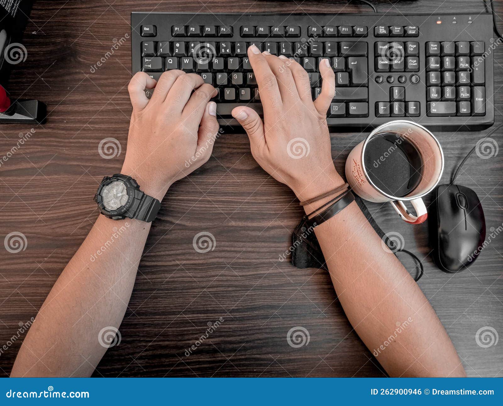 Work with Passion and Ambition To Achieve a Goal Stock Photo - Image of ...