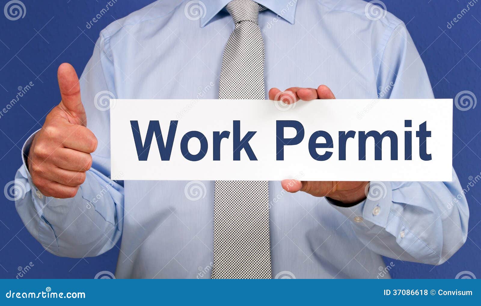 Work permit stock photo. Image of confirm, busy, sign - 37086618