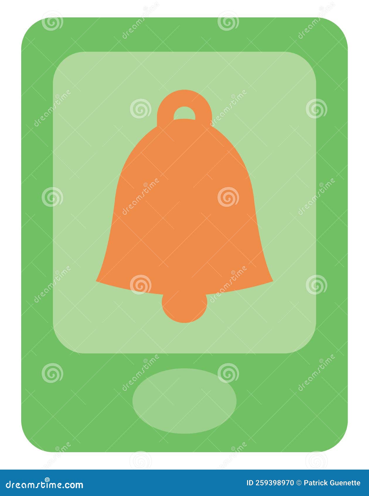 Work phone, icon stock vector. Illustration of design - 259398970