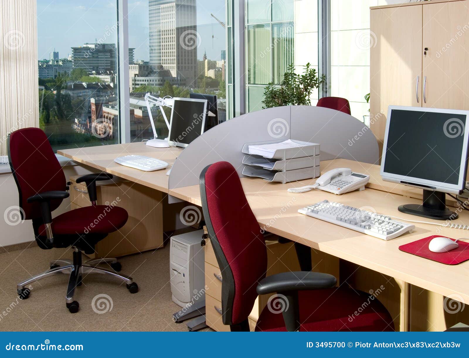 Work place stock photo. Image of chair, executive, managers - 3495700