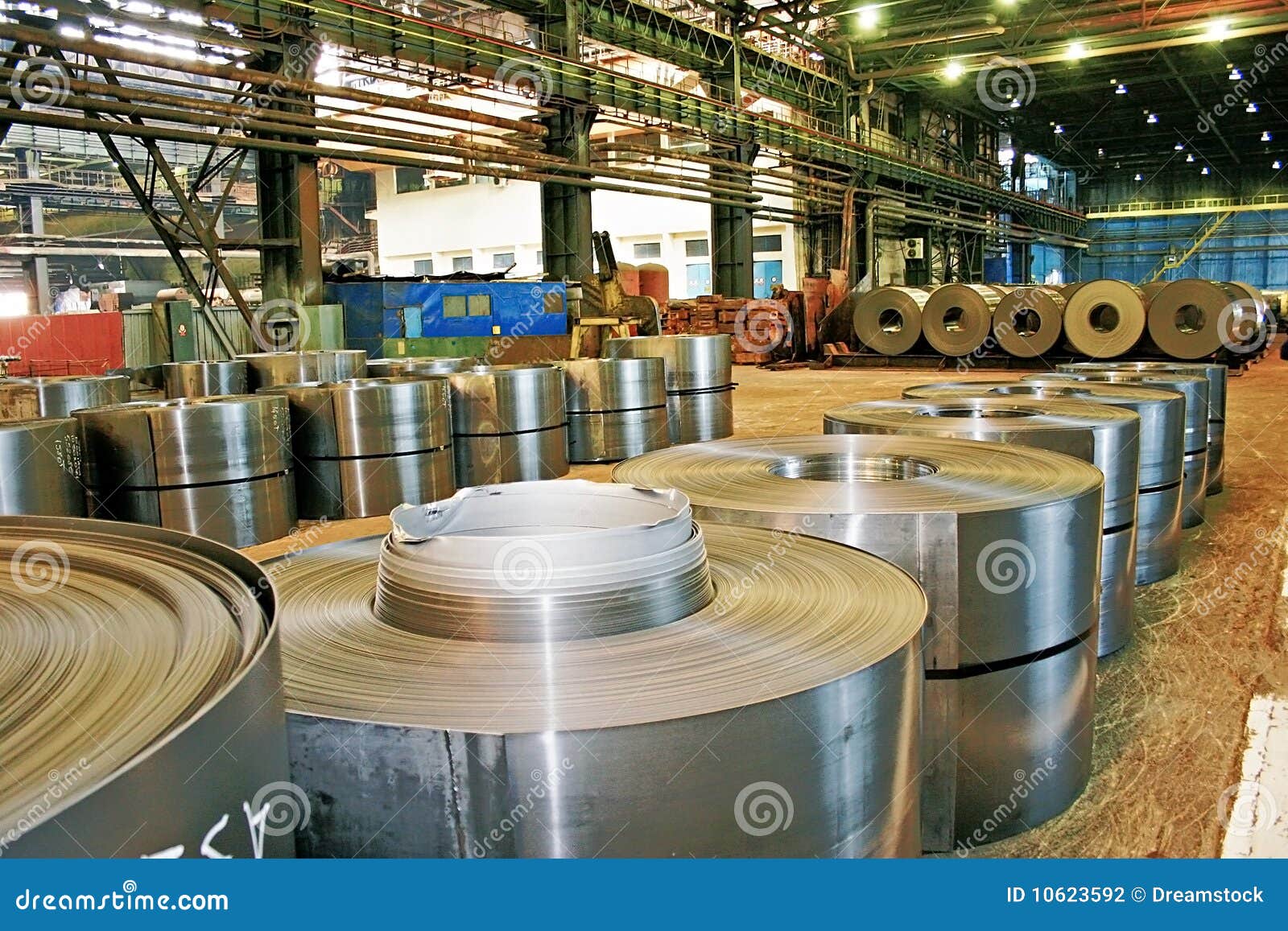 Work place in factory stock photo. Image of zinc, metal - 10623592