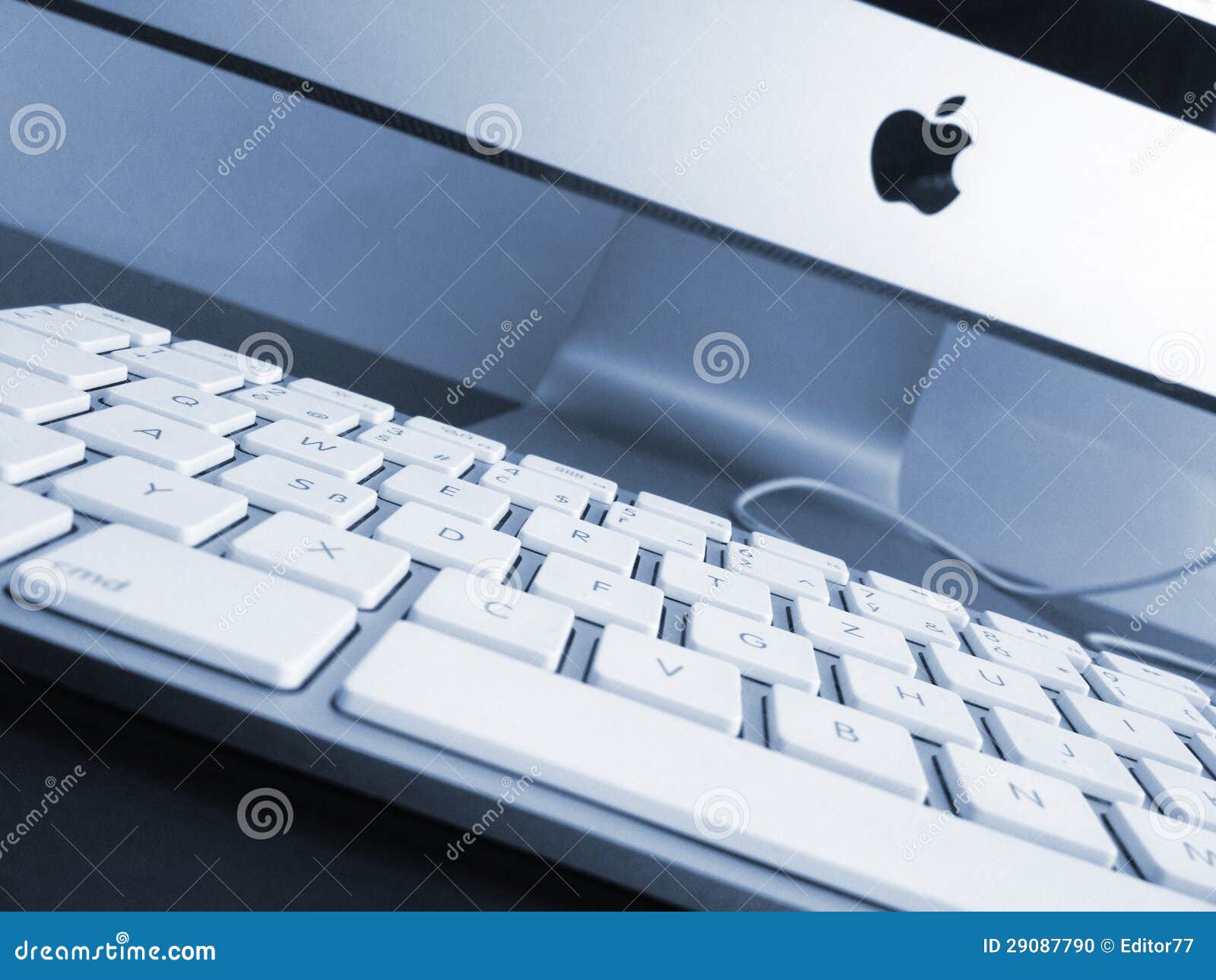 Work Place. New Apple Mac Computer Editorial Image - Image of ...