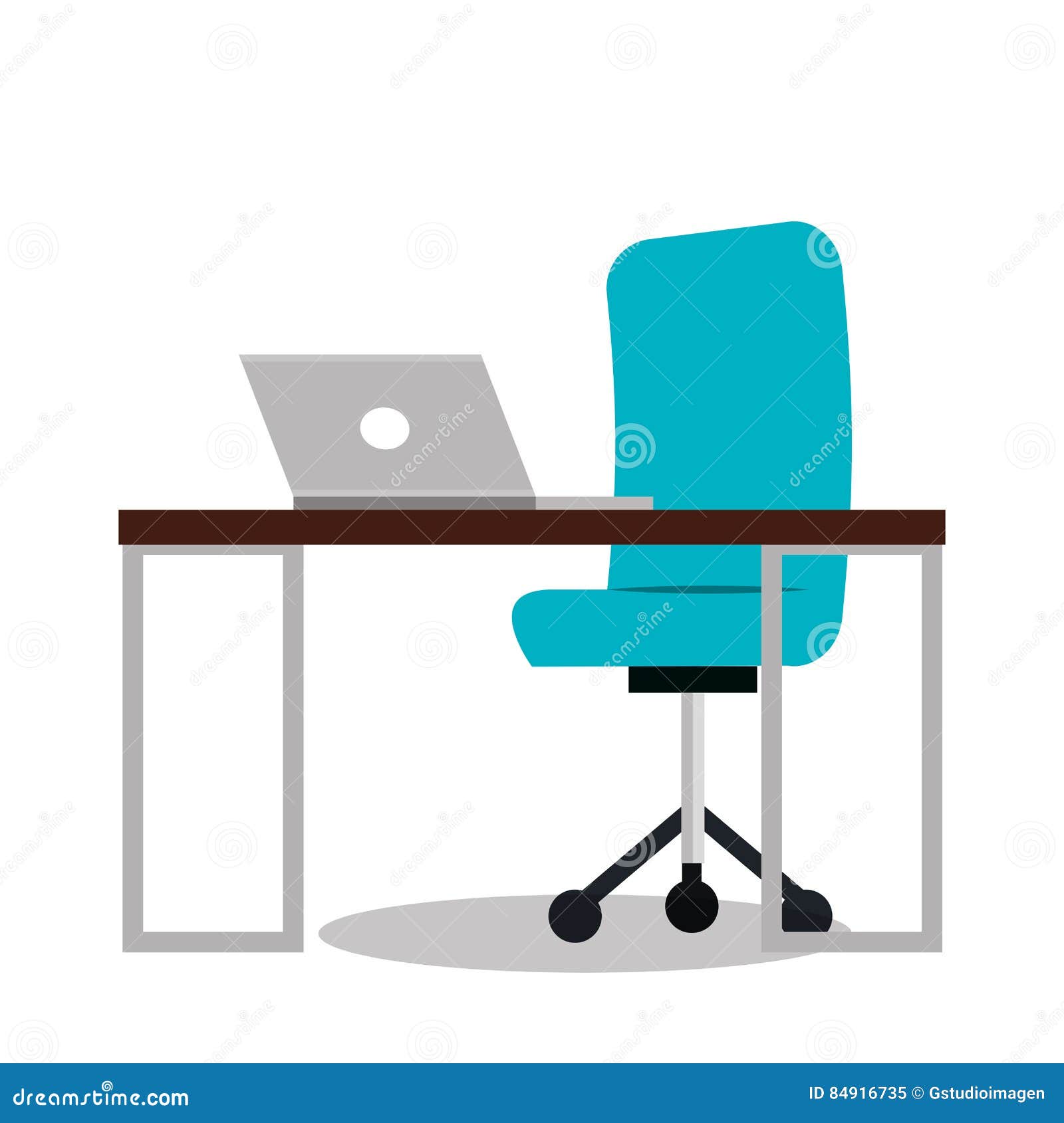 Work place office icon stock illustration. Illustration of element ...