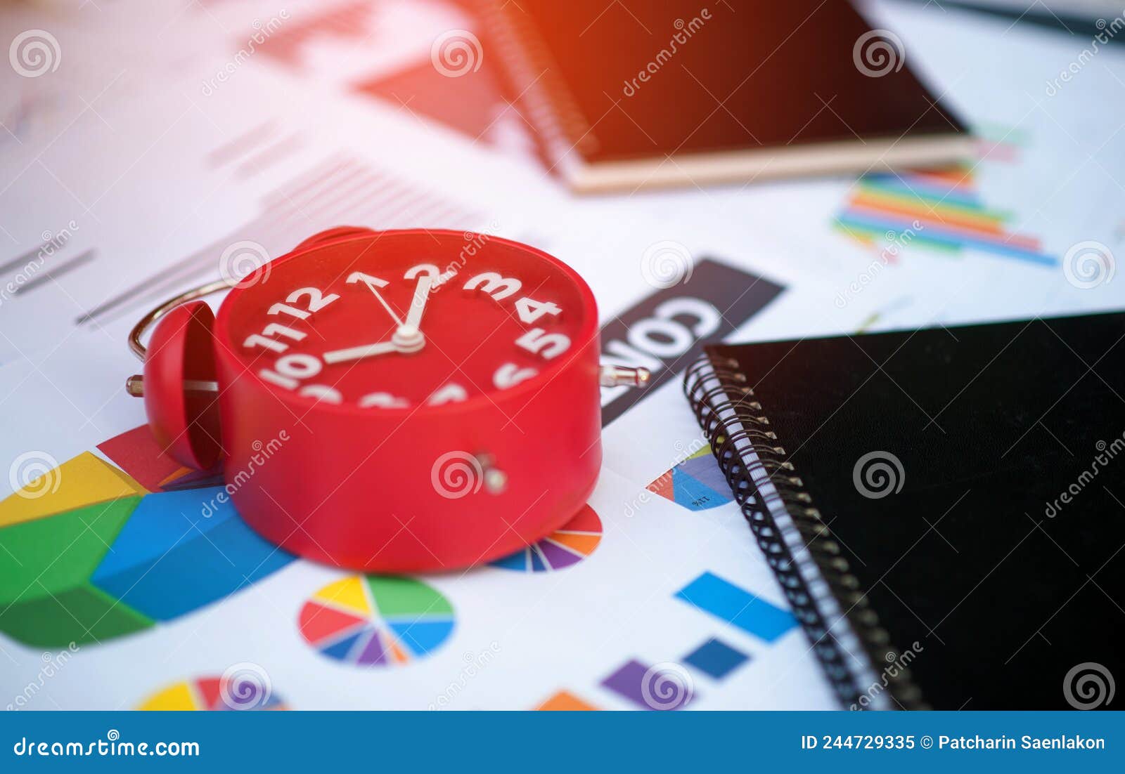 Plan, Work Planning by Controlling the Working Time. Business People ...