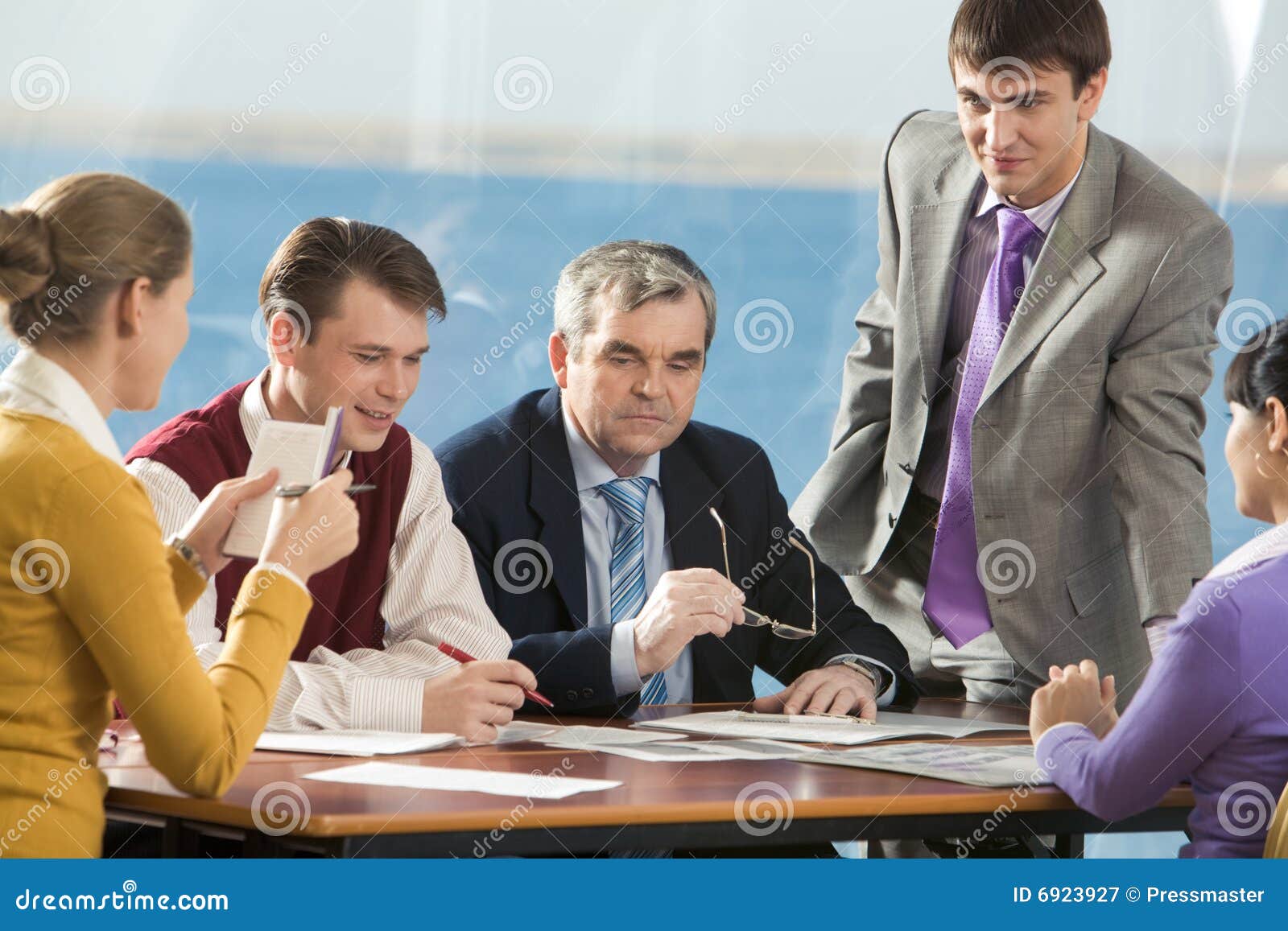 Work planning stock image. Image of cooperation, corporate - 6923927