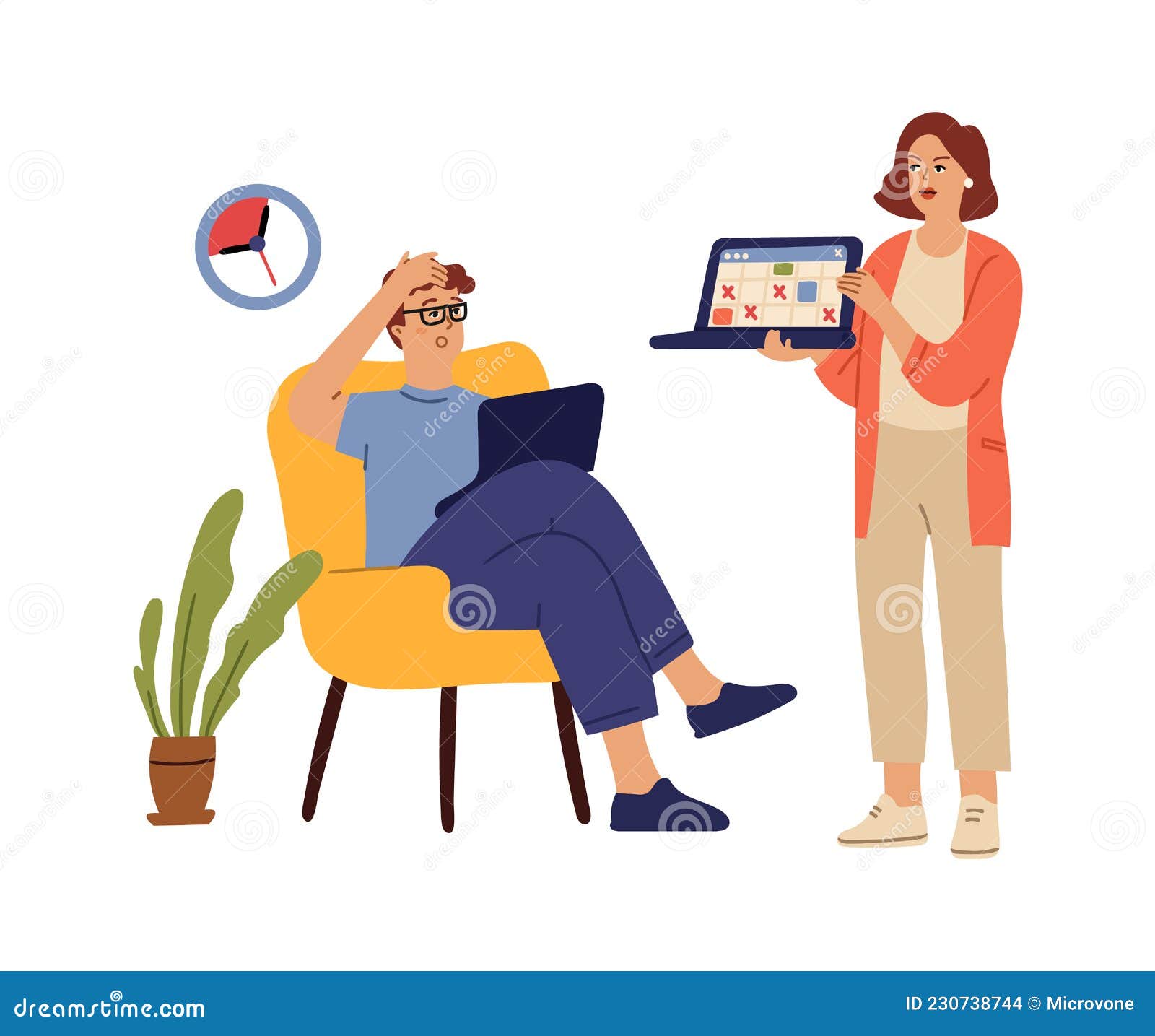 Manager Schedule Typical Workday Cartoon Vector | CartoonDealer.com ... Manager Schedule Typical Workday Cartoon Vector | CartoonDealer.com ...