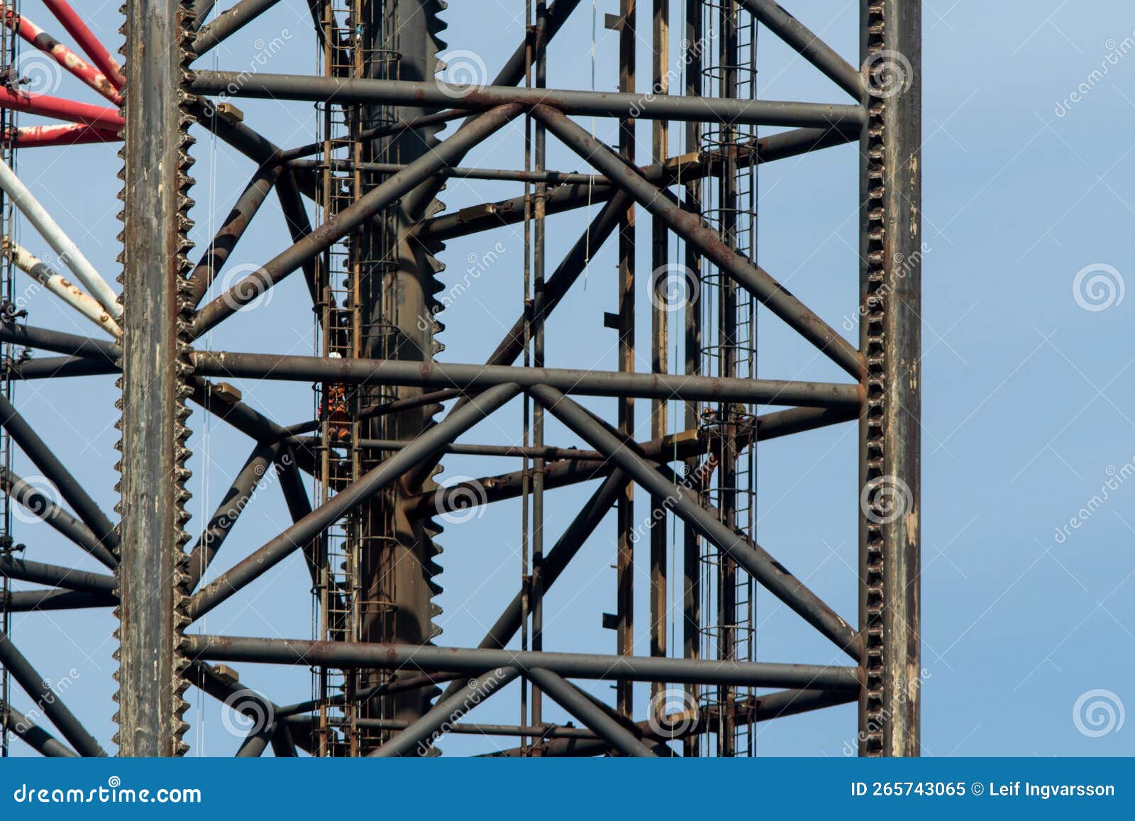Work Platform in Fredrikshamn Denmark Editorial Image - Image of blue ...