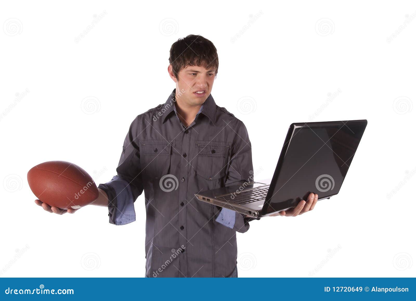 Work or play mad stock image. Image of wireless, business - 12720649