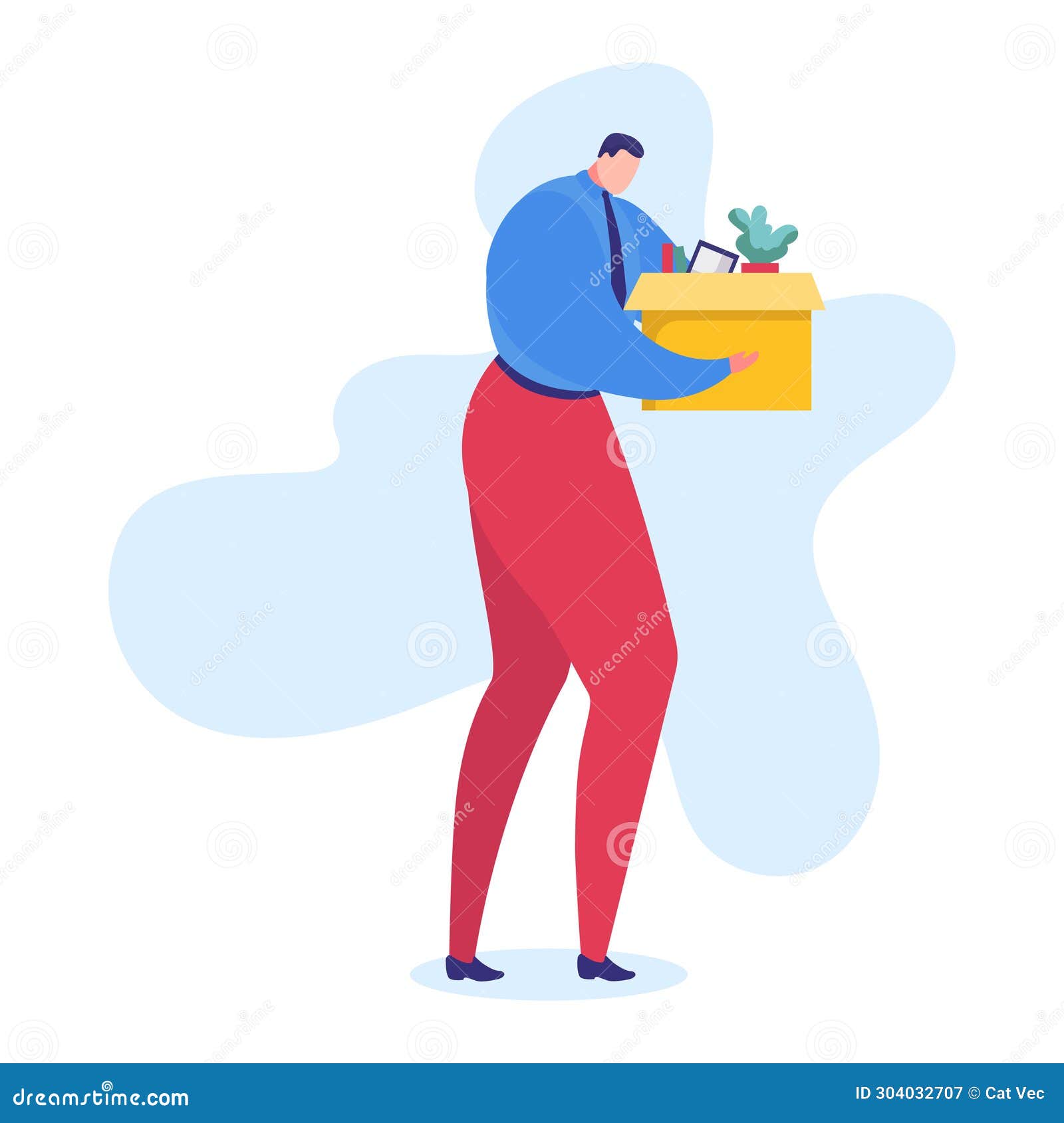 Work Problem Vector Illustration, Cartoon Flat Sad Manager Character ...
