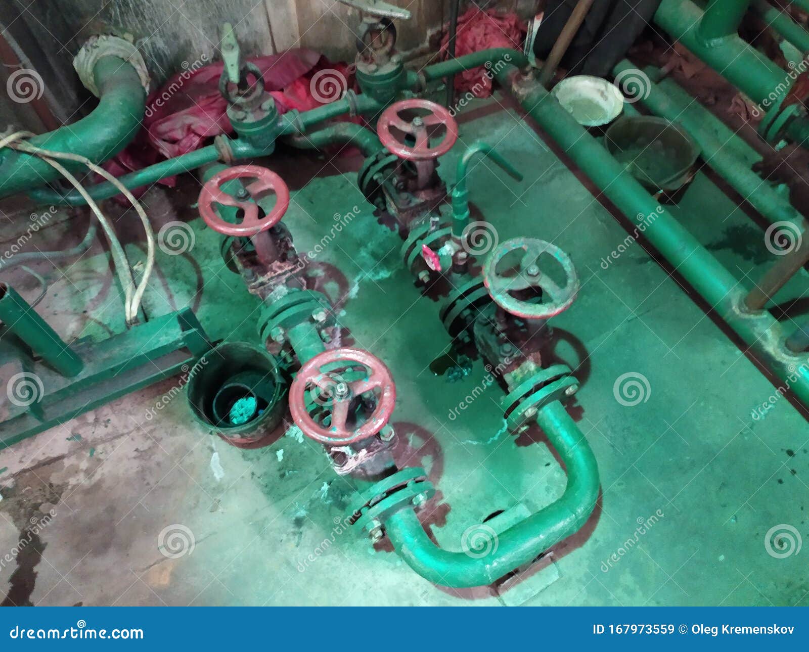 Pipeline, Furnace Cooling System at a Metallurgical Plant Stock Image ...