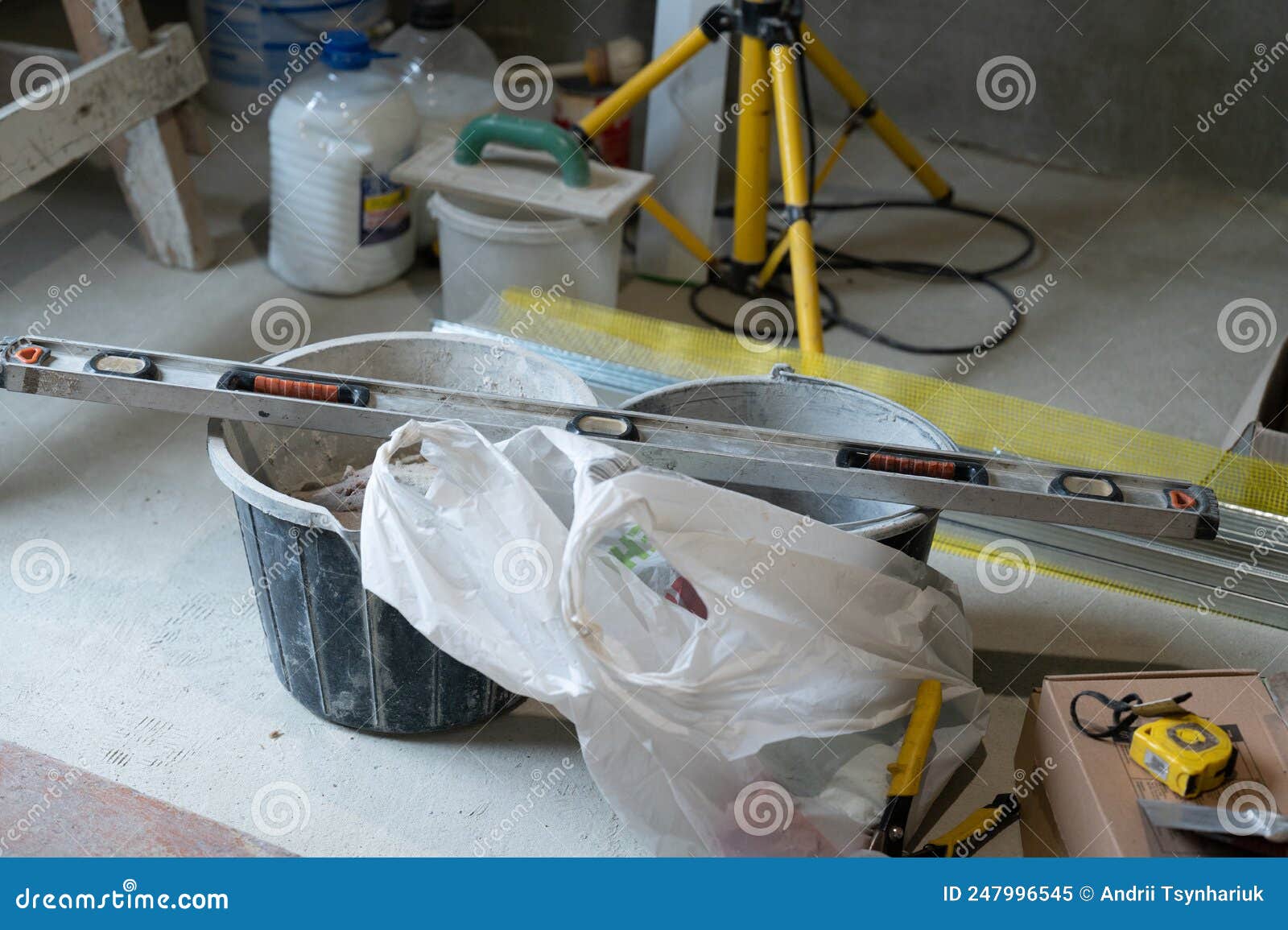 Work Process during the Restoration of the Old Room, Repairs and Tools ...