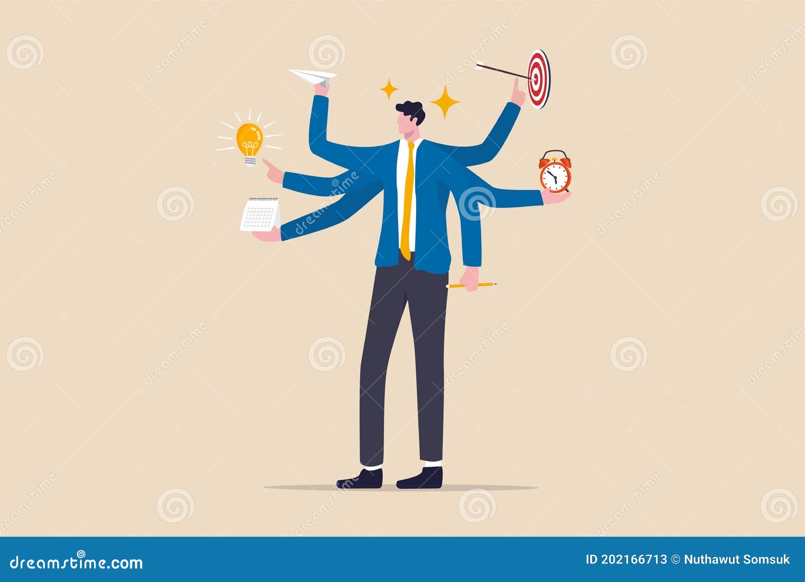 Work Productivity and Efficiency, Business Idea, Multitasking and ...