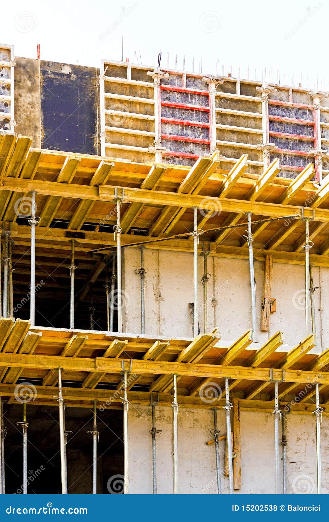 Work in progress stock photo. Image of concrete, scaffold - 15202538