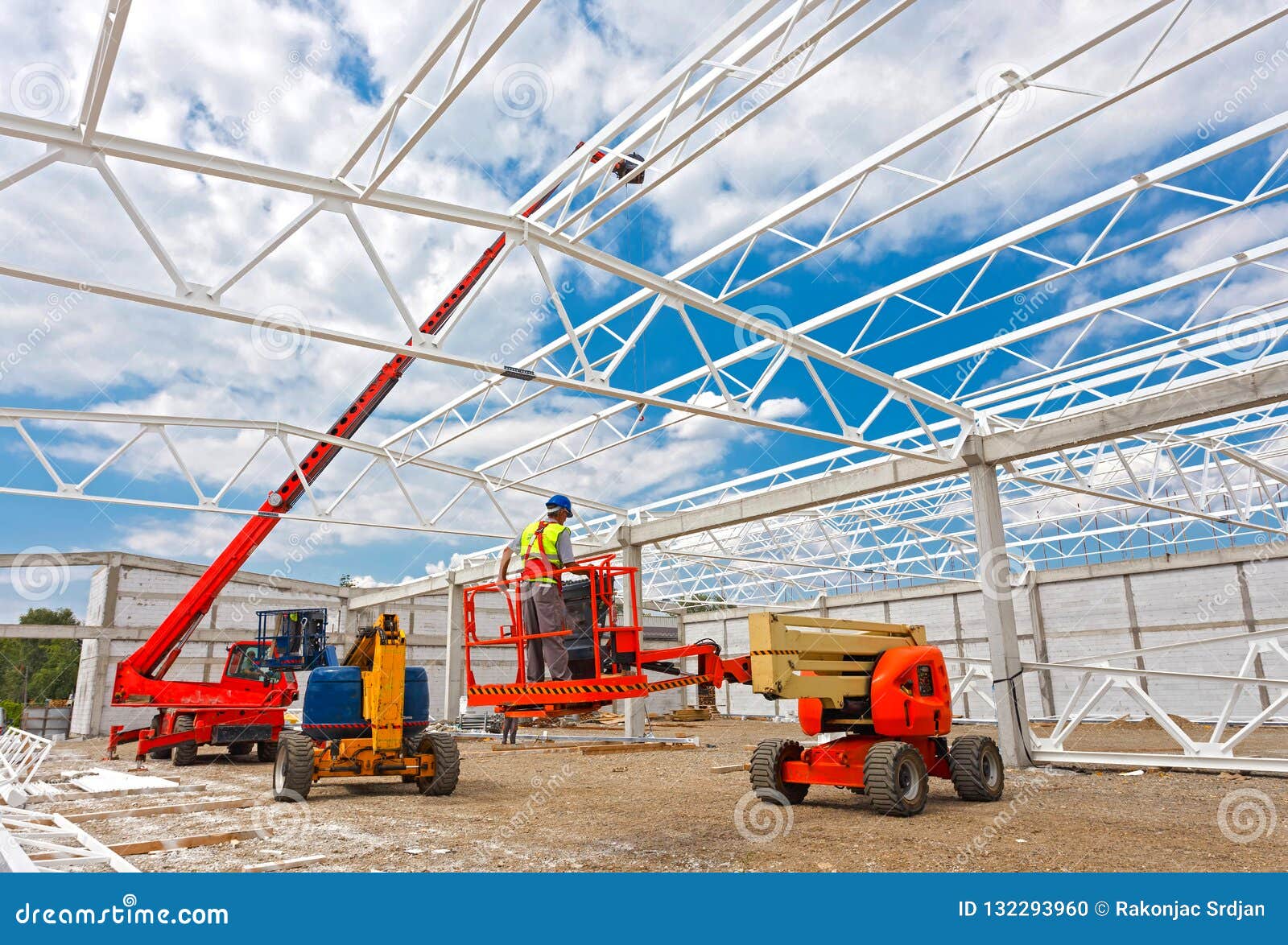 People Work on Construction Site. Editorial Image - Image of people ...