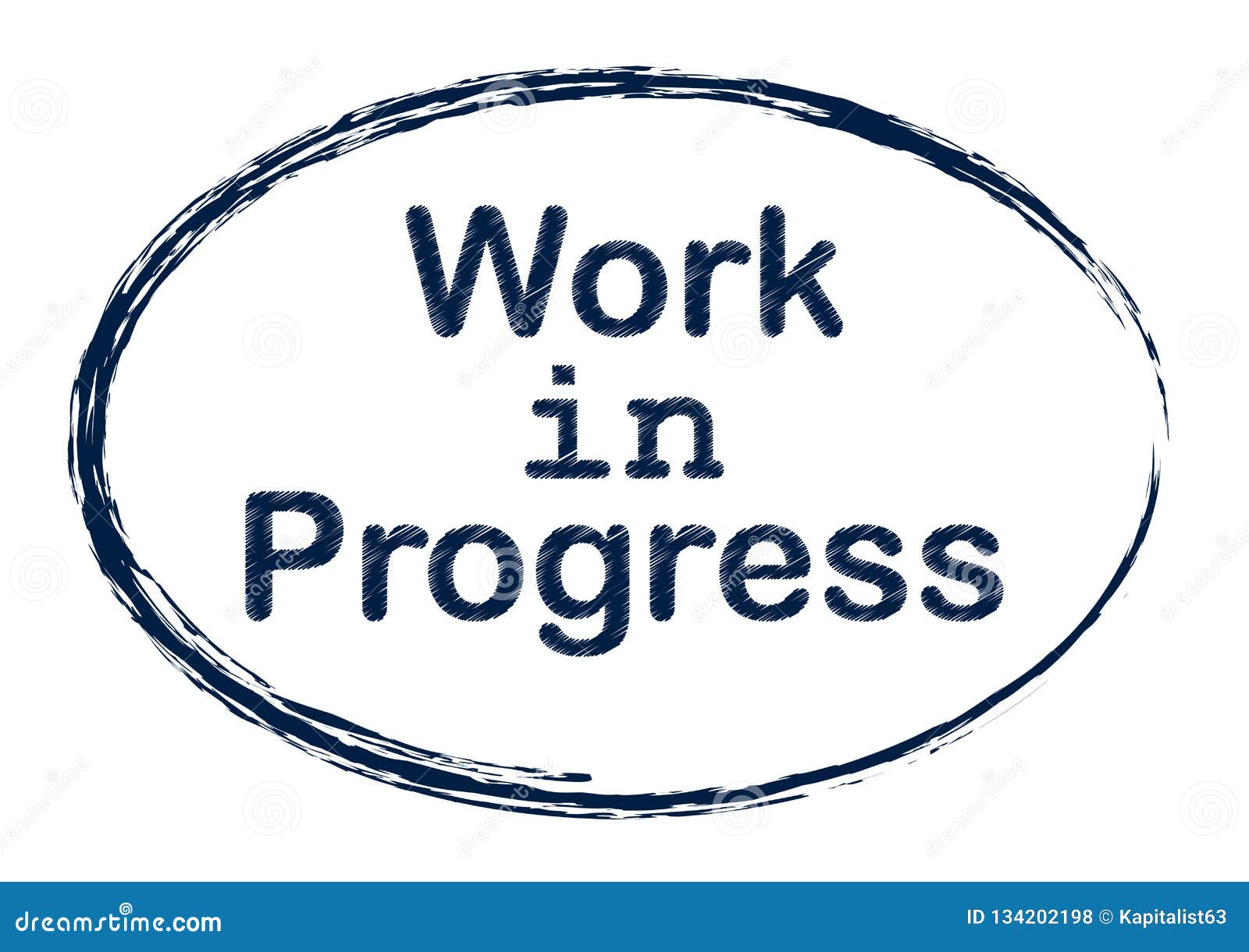 Work in Progress Business Concept Vector Illustration Stock Vector ...