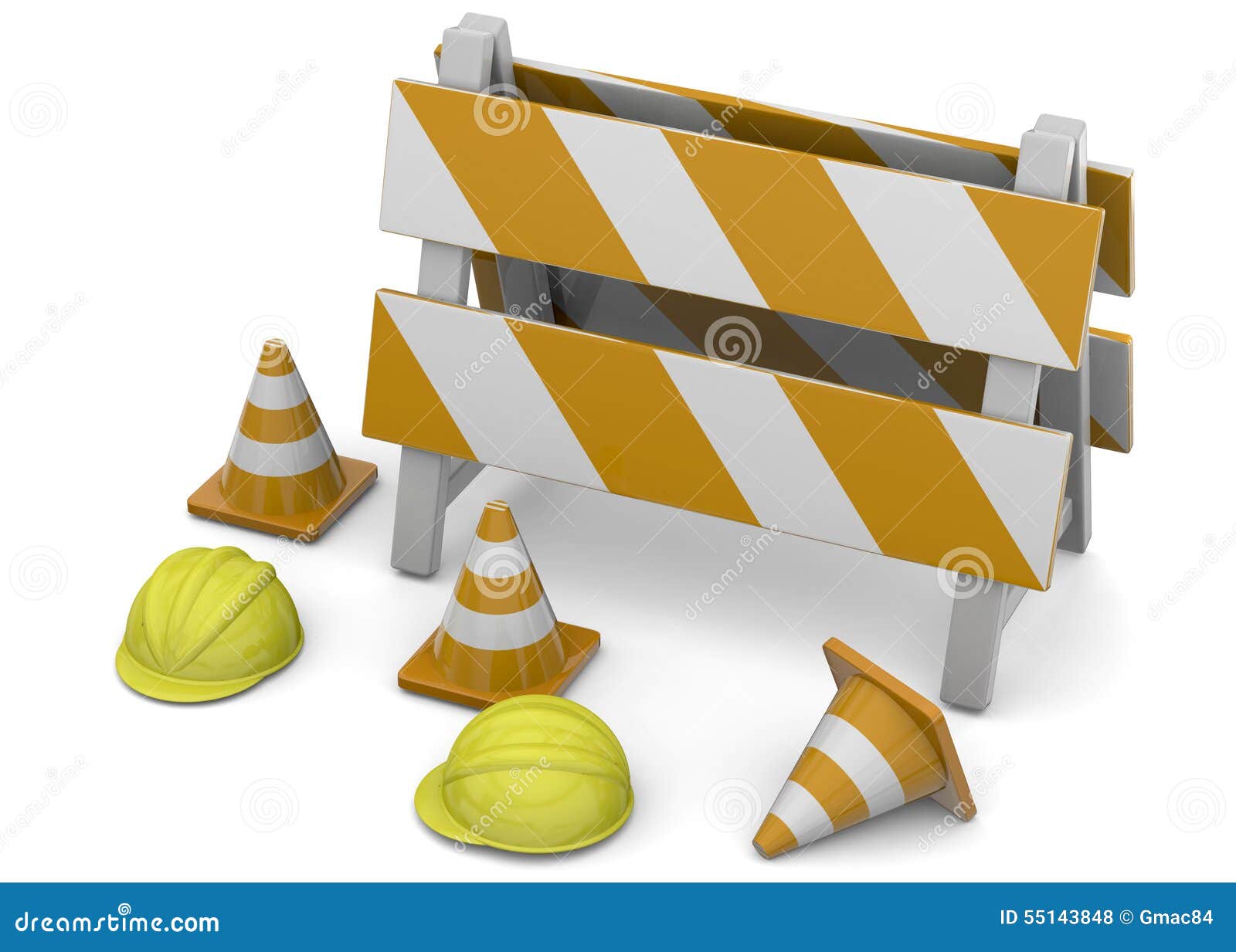 Work in Progress - 3D stock illustration. Illustration of factory ...