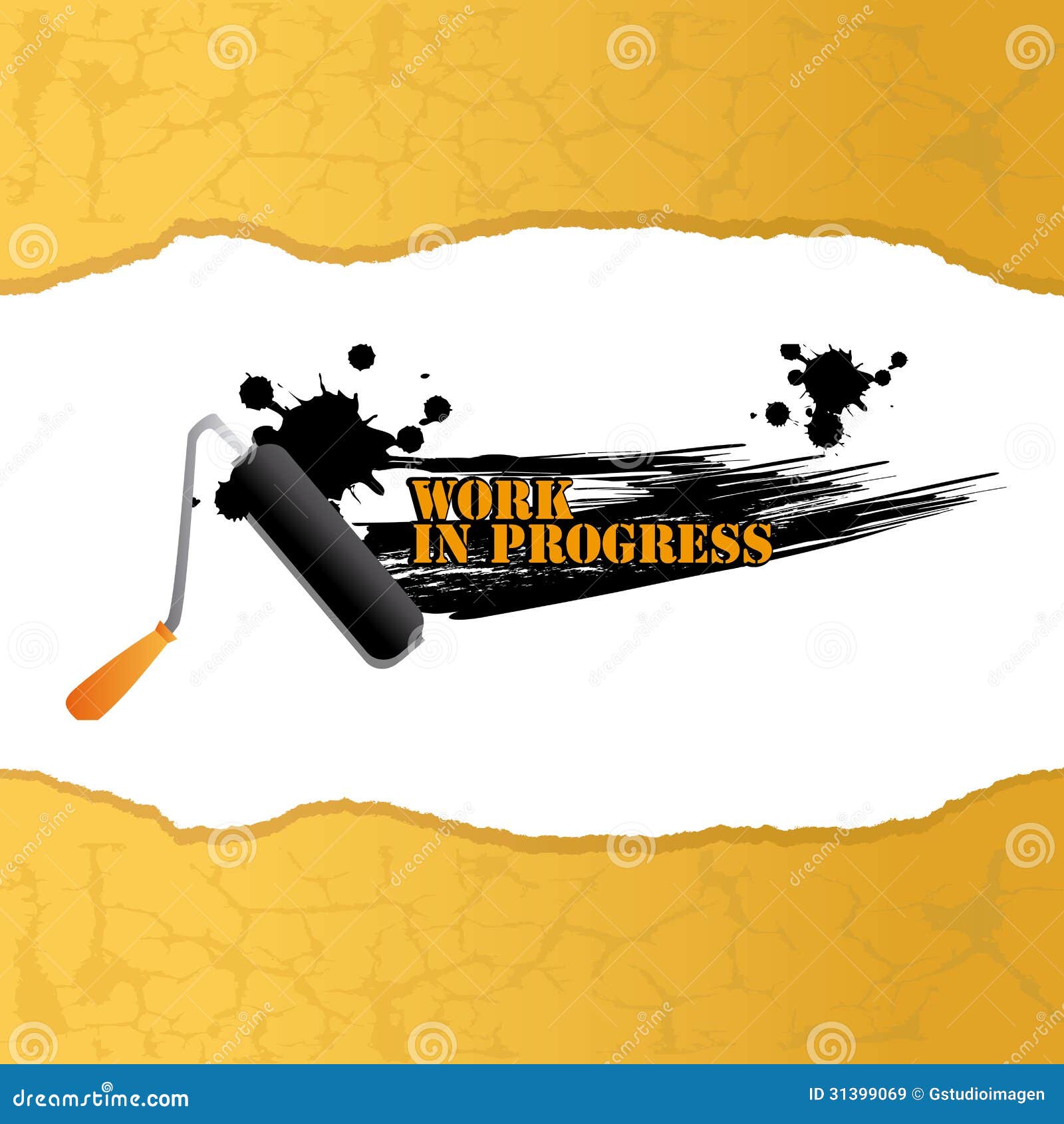 Work in progress design stock vector. Illustration of architect - 31399069