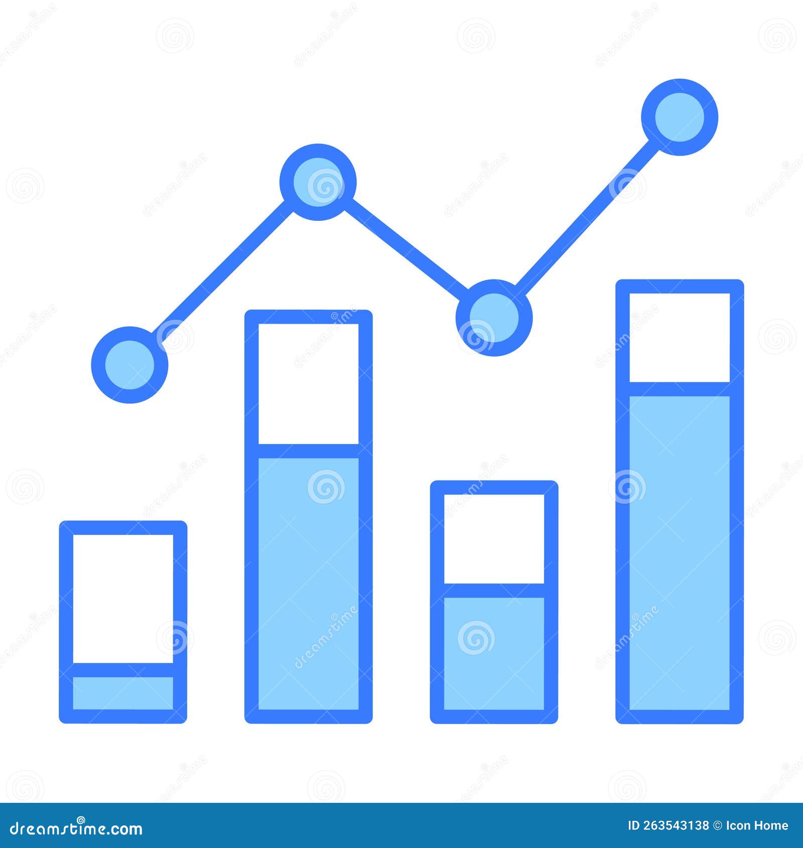 Work Progress Icon Modern Illustration Stock Vector - Illustration of ...
