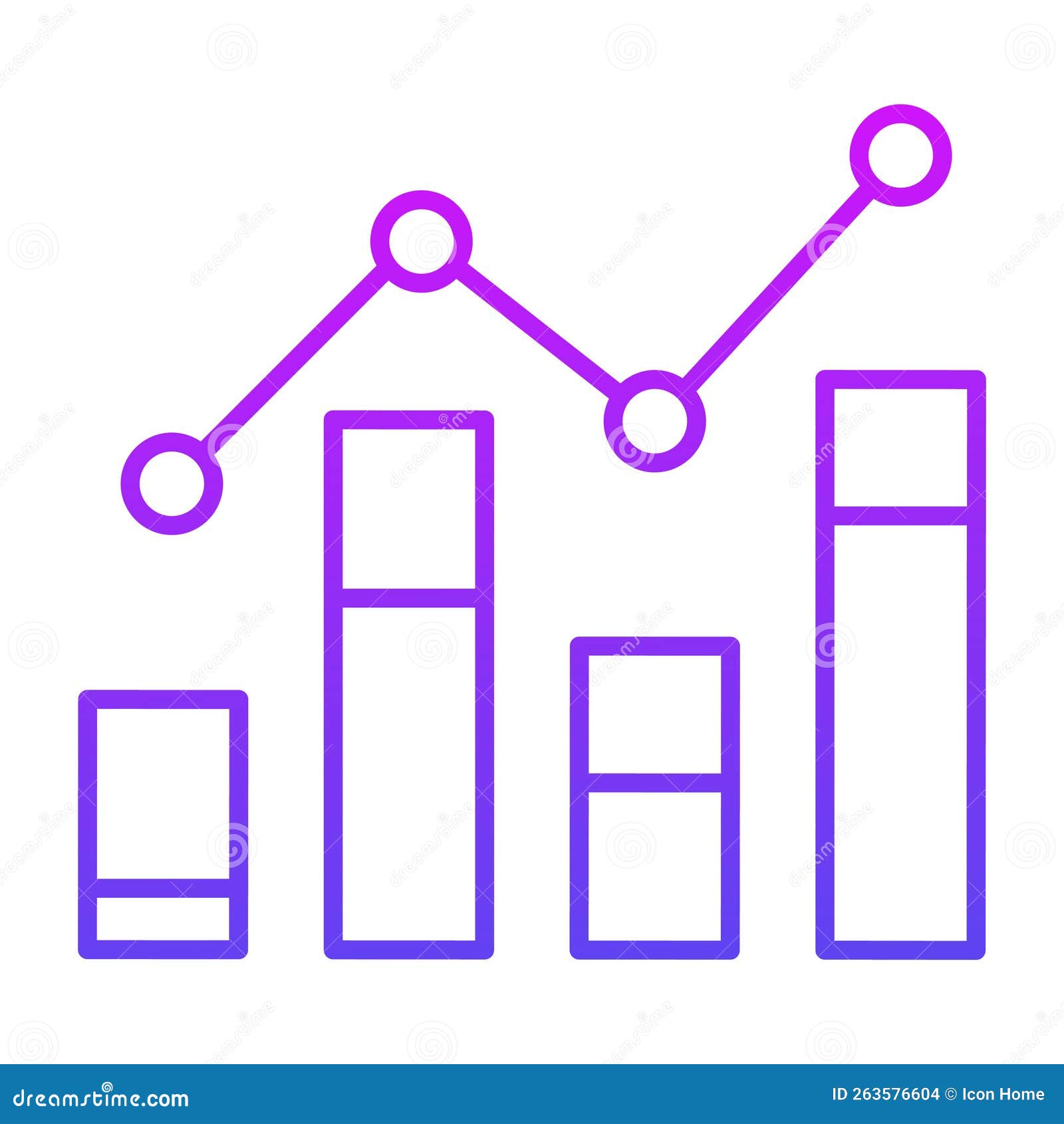 Work Progress Icon Modern Illustration Stock Vector - Illustration of ...