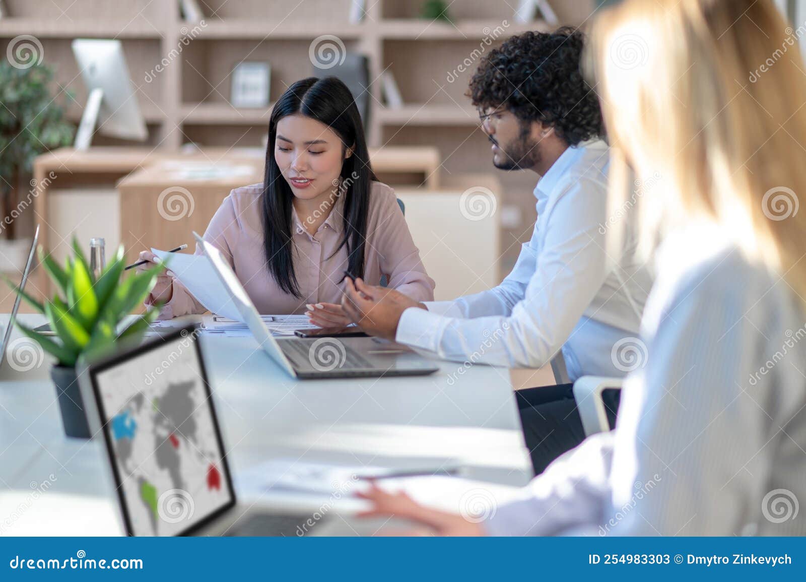 People Working in the Office and Looking Involved Stock Image - Image ...