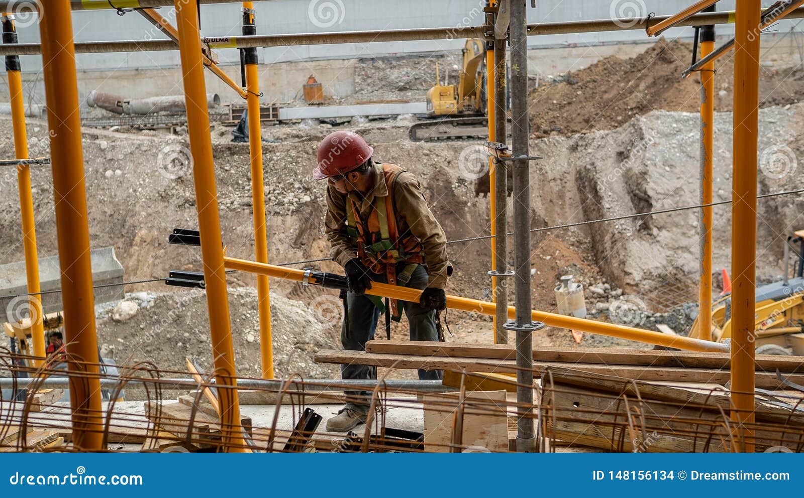 WORK in PROGRESS editorial stock image. Image of people - 148156134