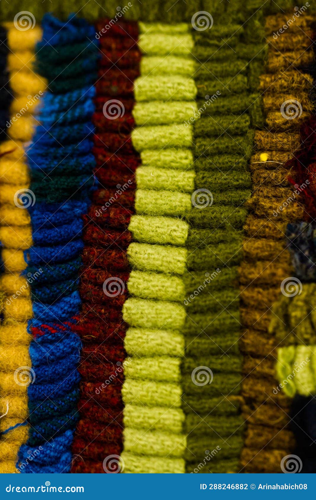 Rug hooking stock photo. Image of burlap, chrochettype - 288246882