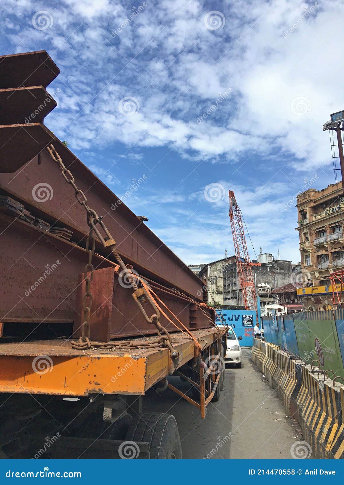 Work in Progress Underground Metro Project Under Construction D N Road ...