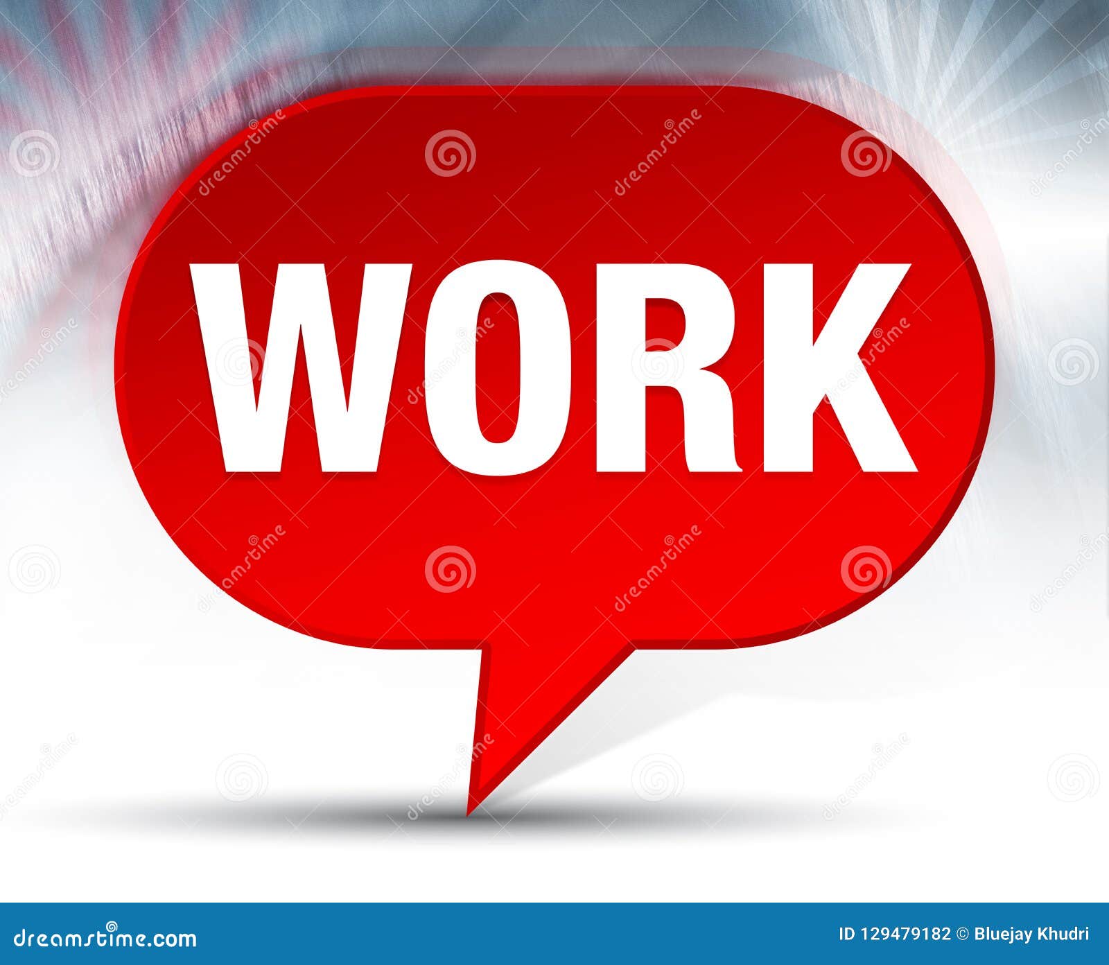 Work Red Bubble Background stock illustration. Illustration of speech ...
