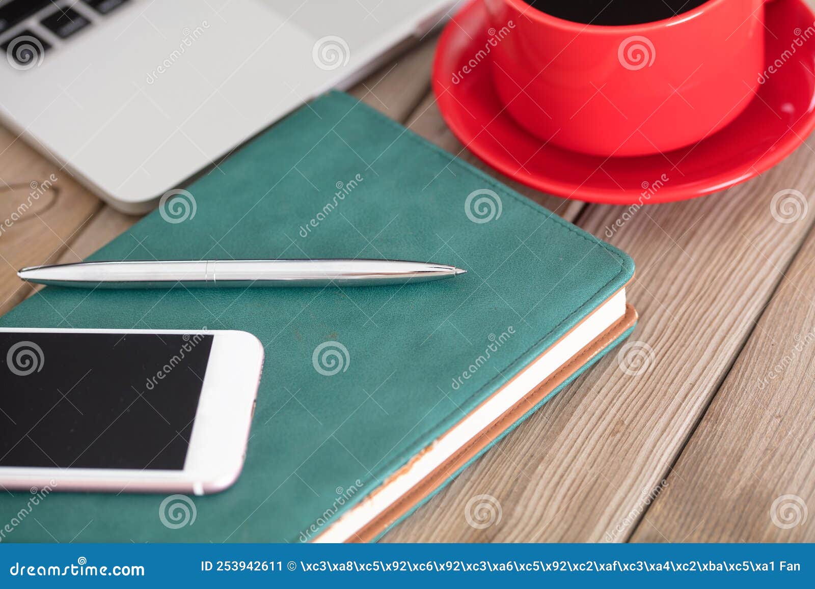 Work Related Items on the Table Stock Image - Image of life, coffee ...