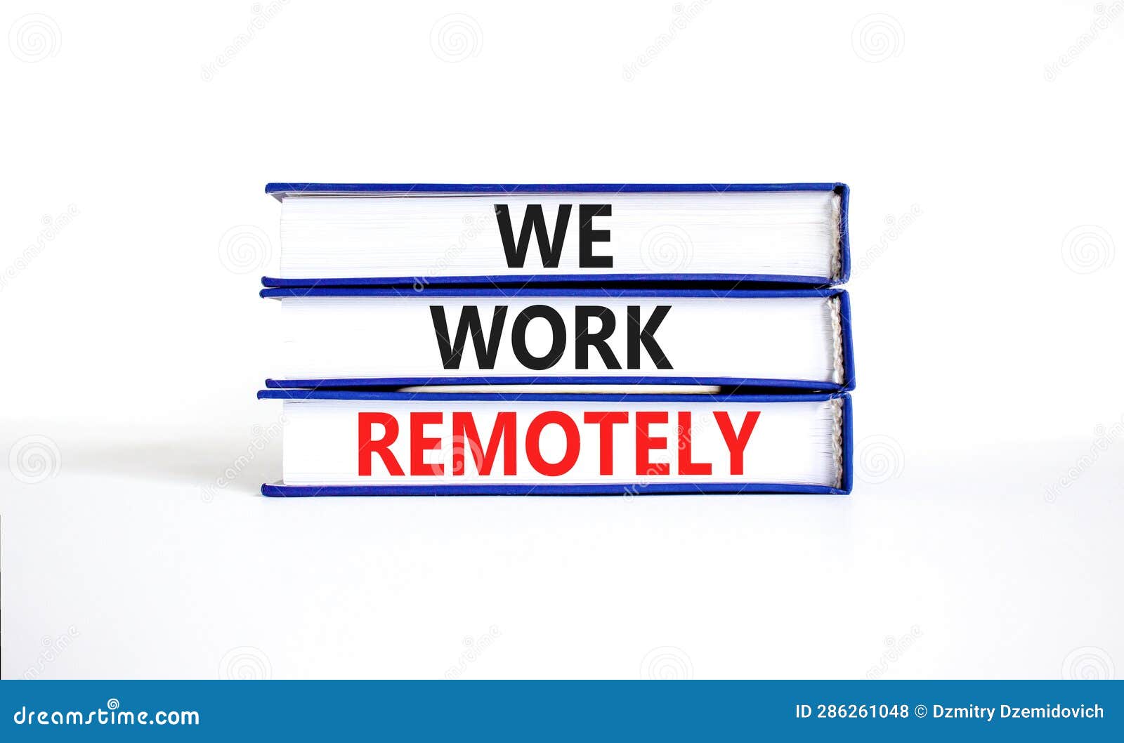 We Work Remotely Symbol. Concept Words we Work Remotely on Beautiful ...