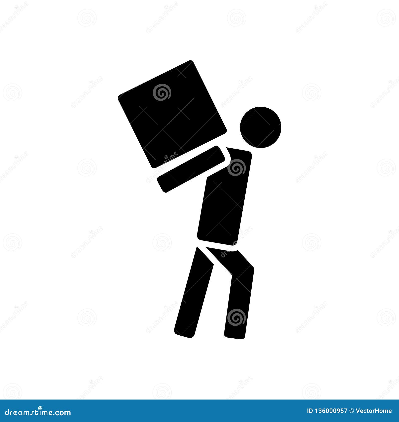 Work Responsibility Icon, Illustration Stock Vector - Illustration of ...