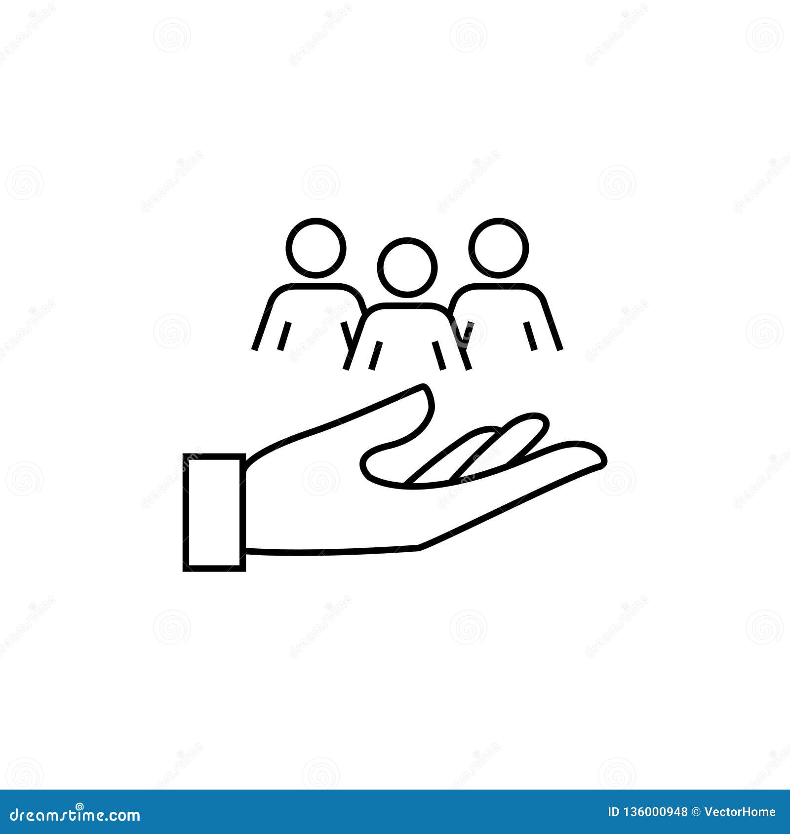 Work Responsibility Icon, Illustration Stock Vector - Illustration of ...