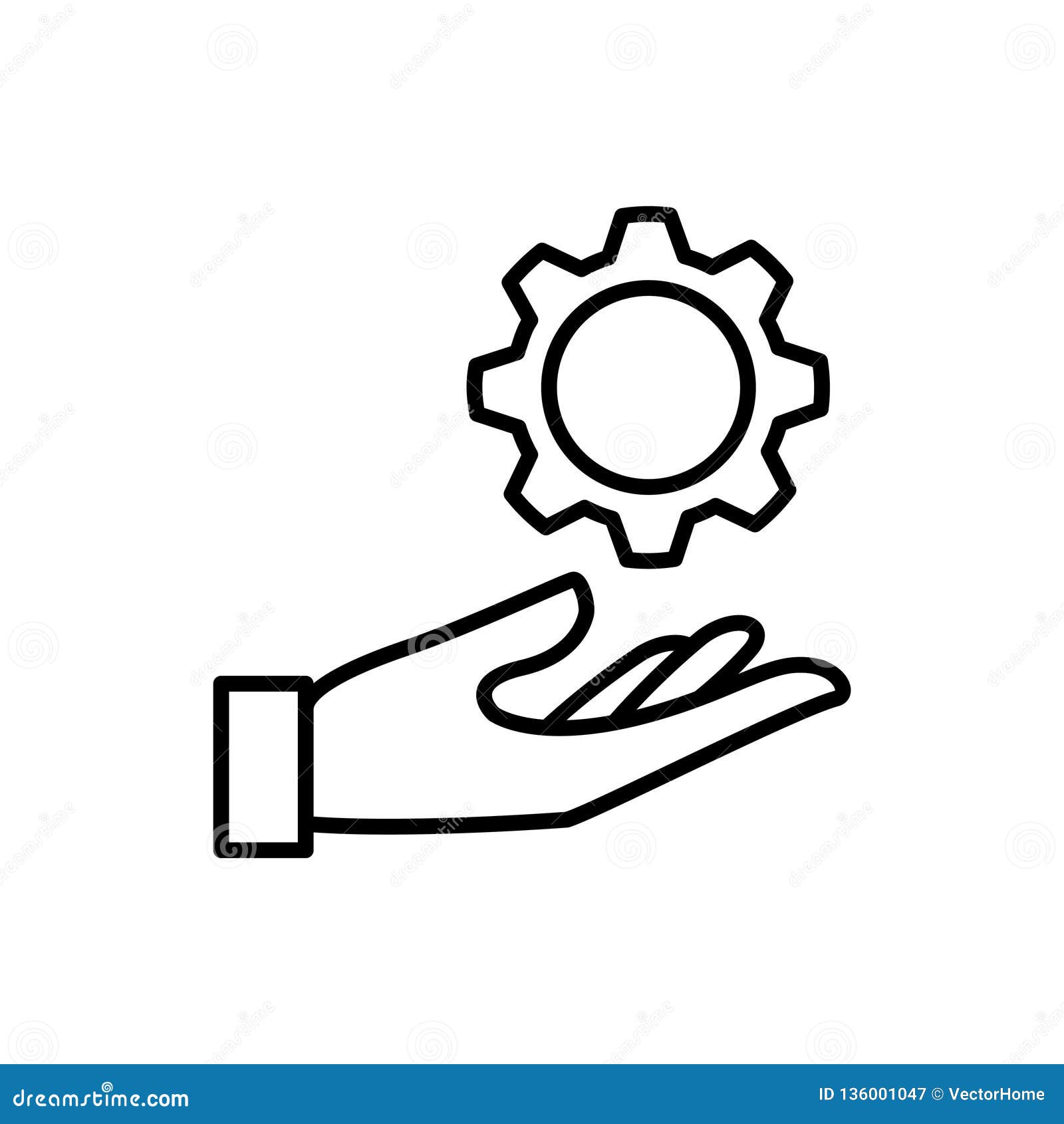 Work Responsibility Icon, Illustration Stock Vector - Illustration of ...