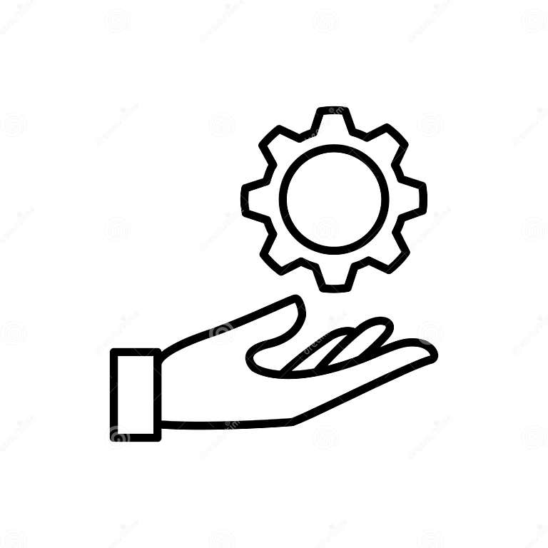 Work Responsibility Icon, Illustration Stock Vector - Illustration of ...