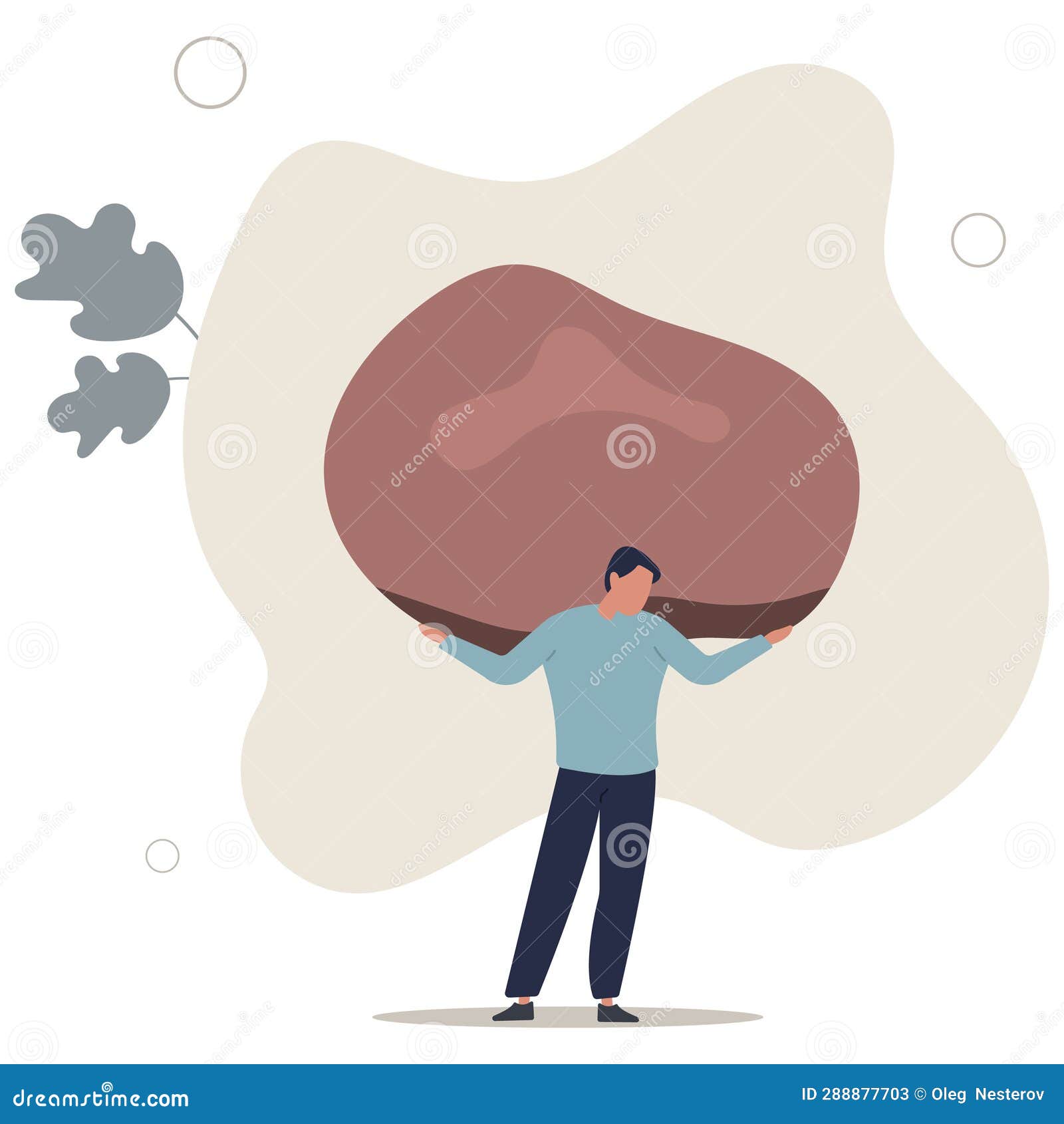 Load Of Responsibility, Stress, Heavy Burden, Business Crisis, Heavy ...