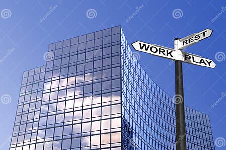 Work Rest & Play Business Sign Stock Photo - Image of idea, high: 4744950