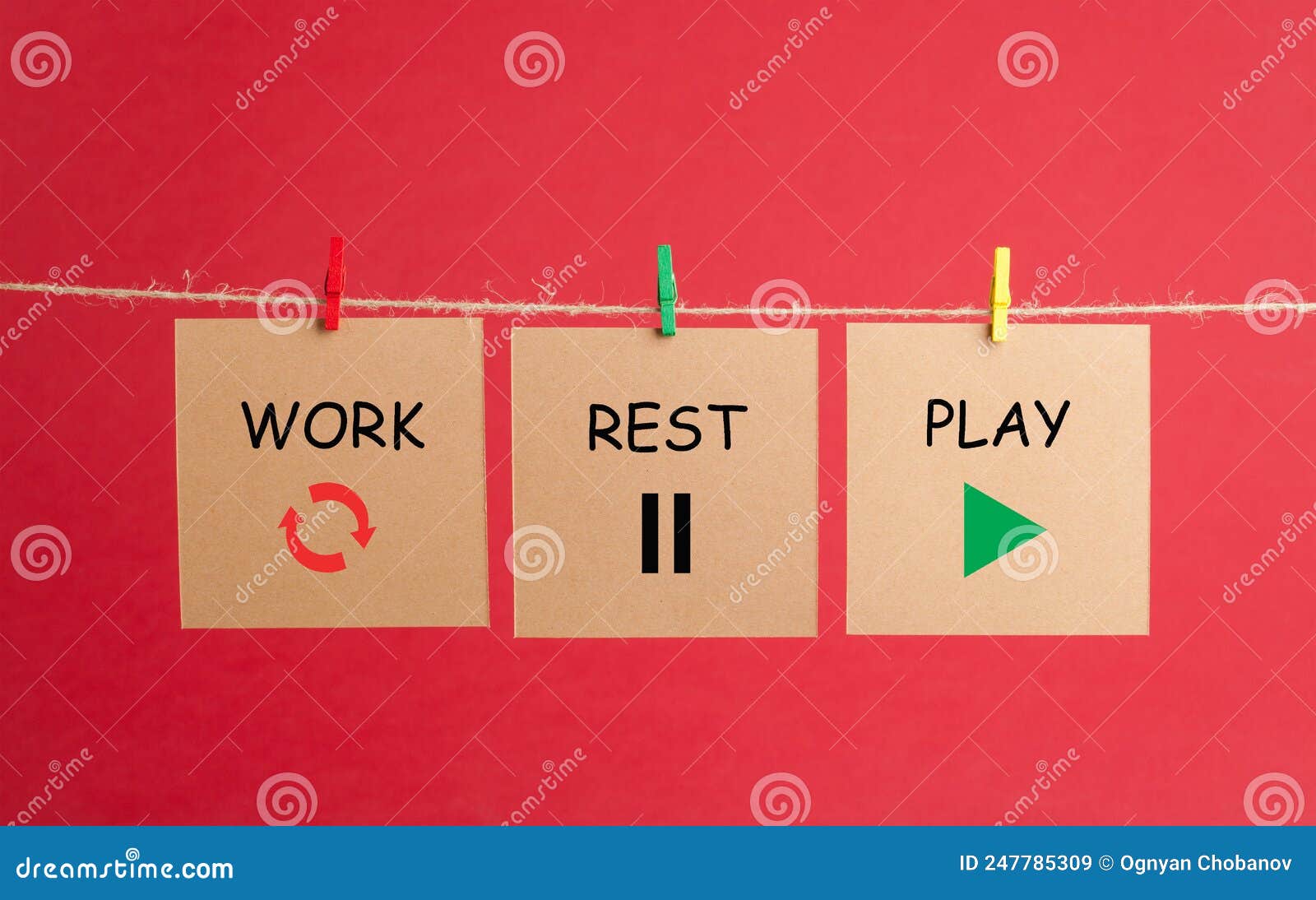 Work Rest Play stock image. Image of holiday, break - 247785309