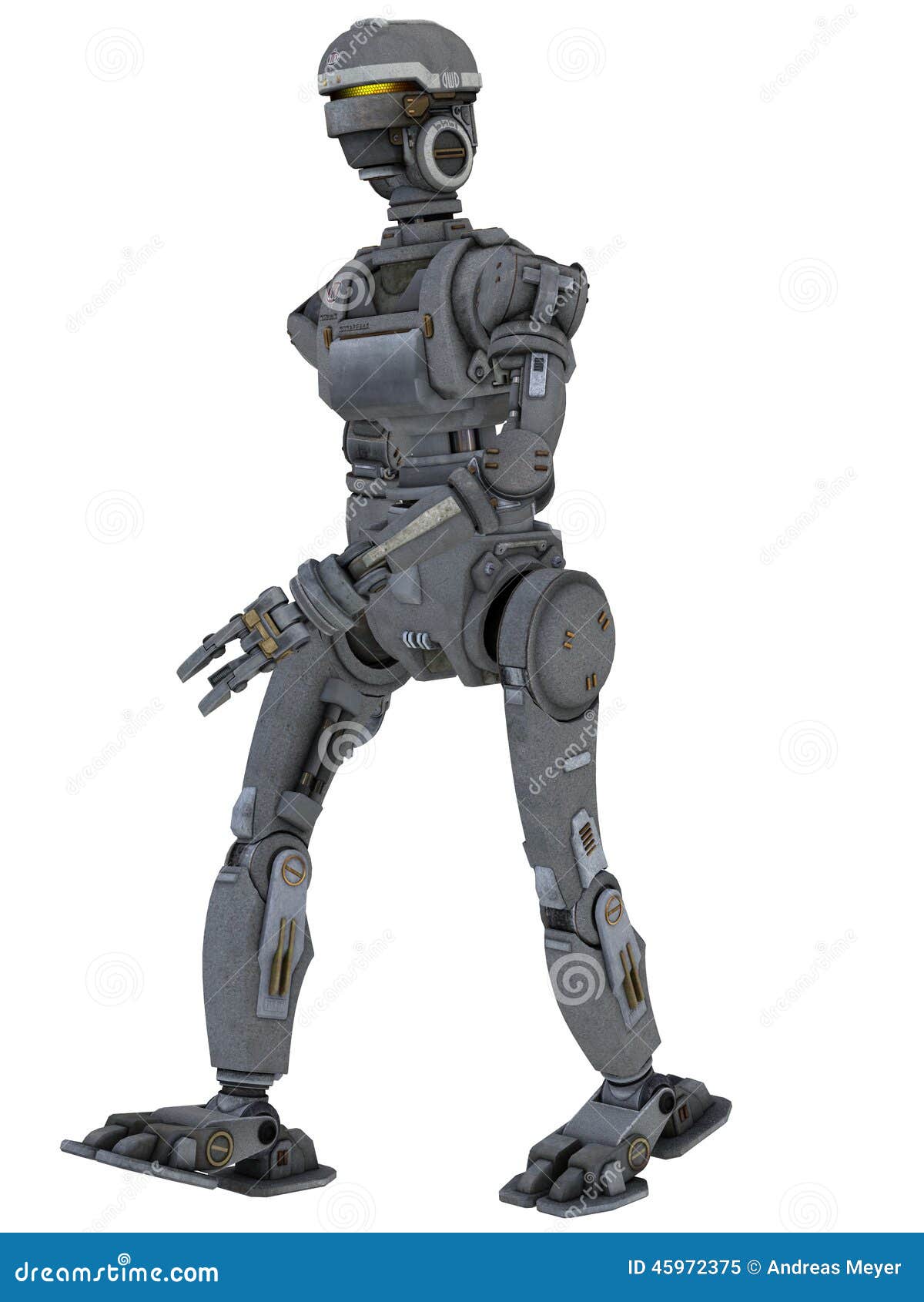 Work Robot stock illustration. Illustration of technology - 45972375