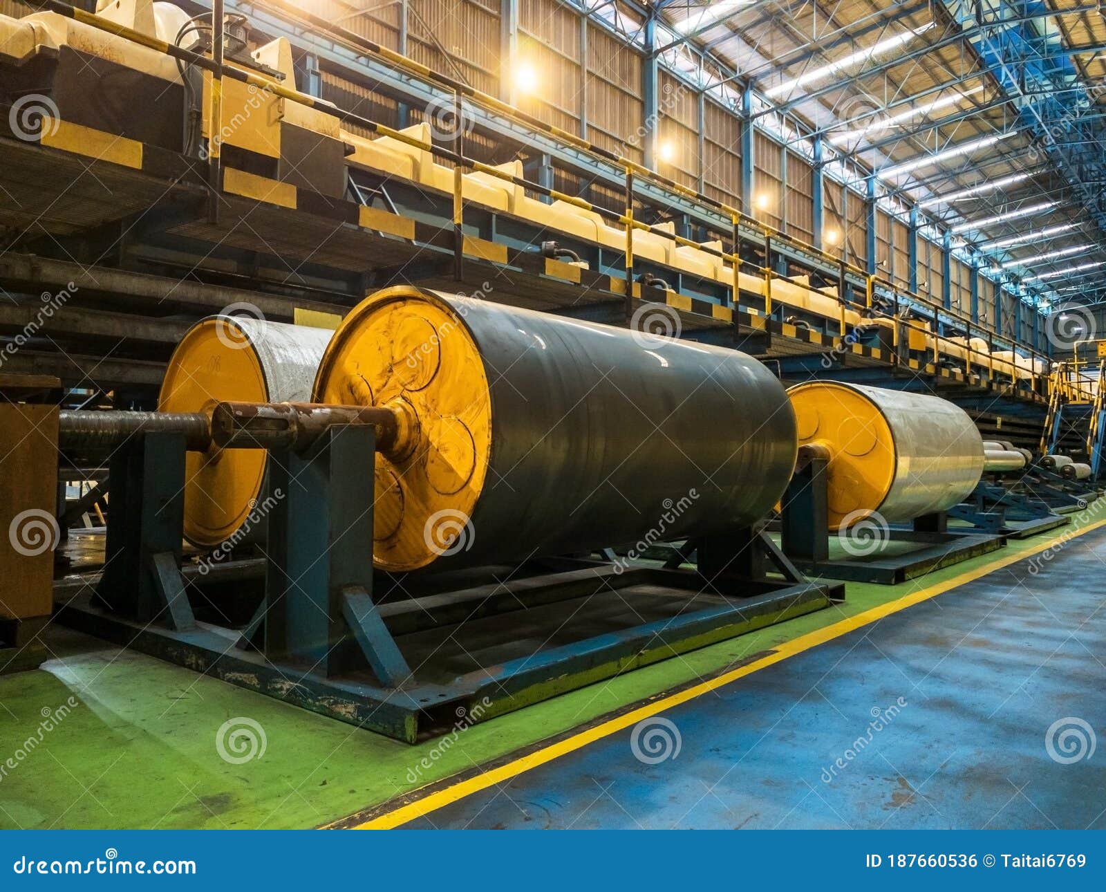 Work roll for steel mill stock photo. Image of mill - 187660536