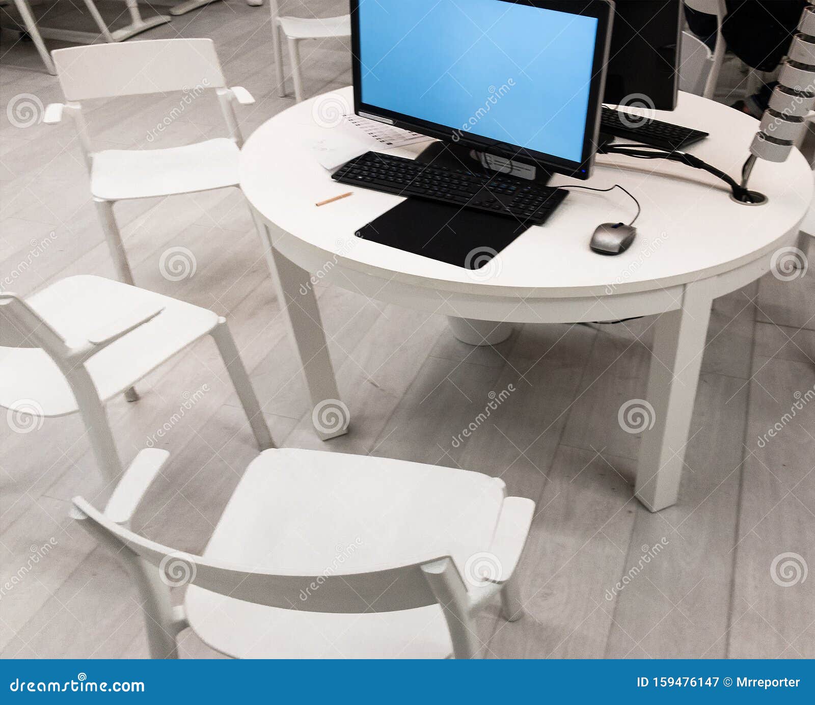Work room stock image. Image of display, indoors, screen - 159476147