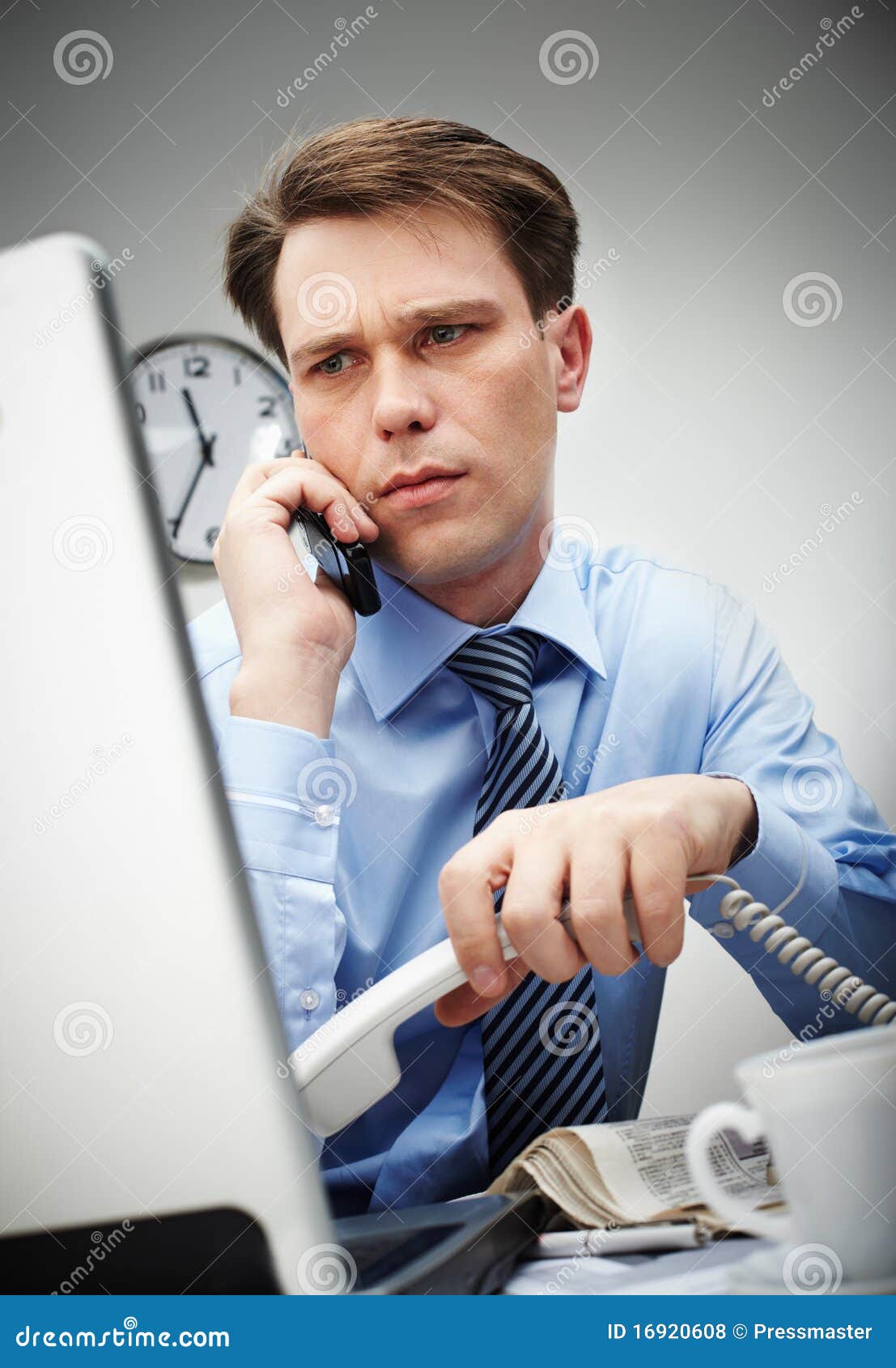 Work rush stock photo. Image of communication, person - 16920608