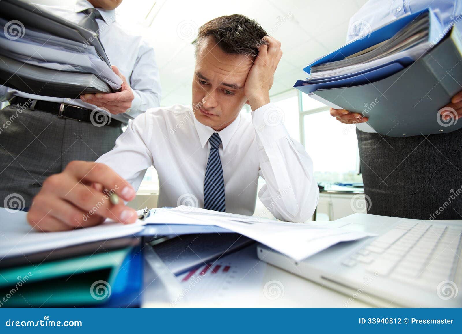 Work rush stock photo. Image of busy, paper, annual, document - 33940812