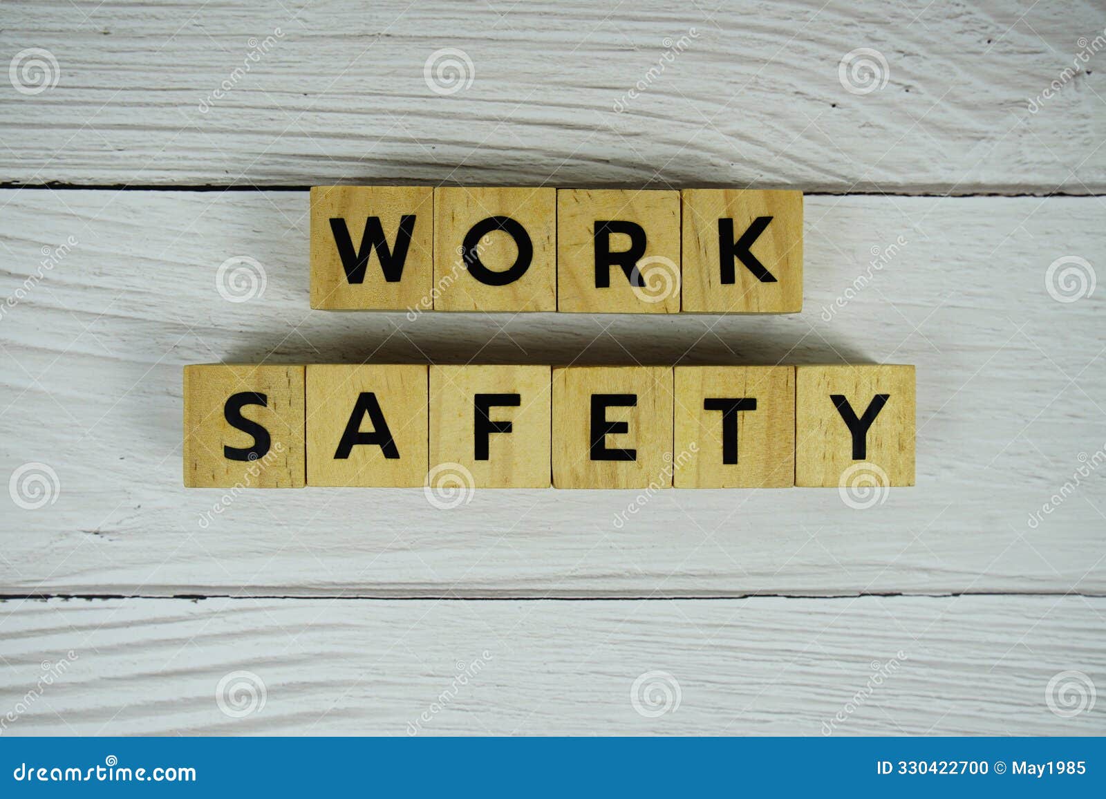 Work Safety Alphabet Letters Top View on Wooden Background Stock Photo ...