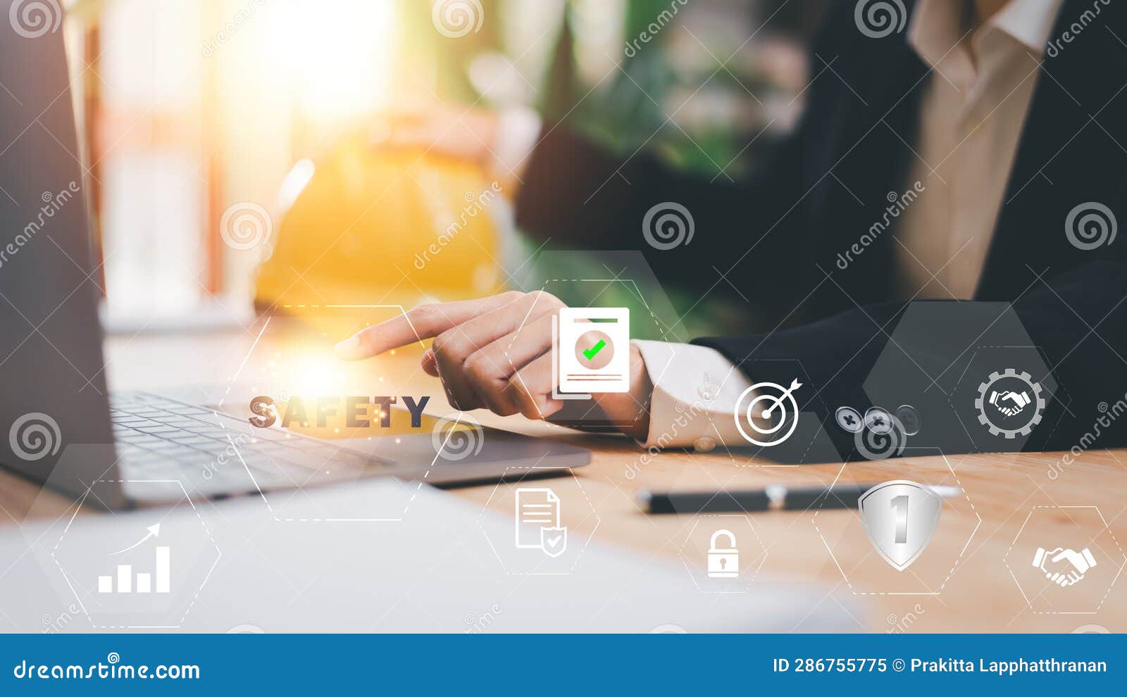 Work Safety Concept ,safety Care from an Accident ,prevention of ...