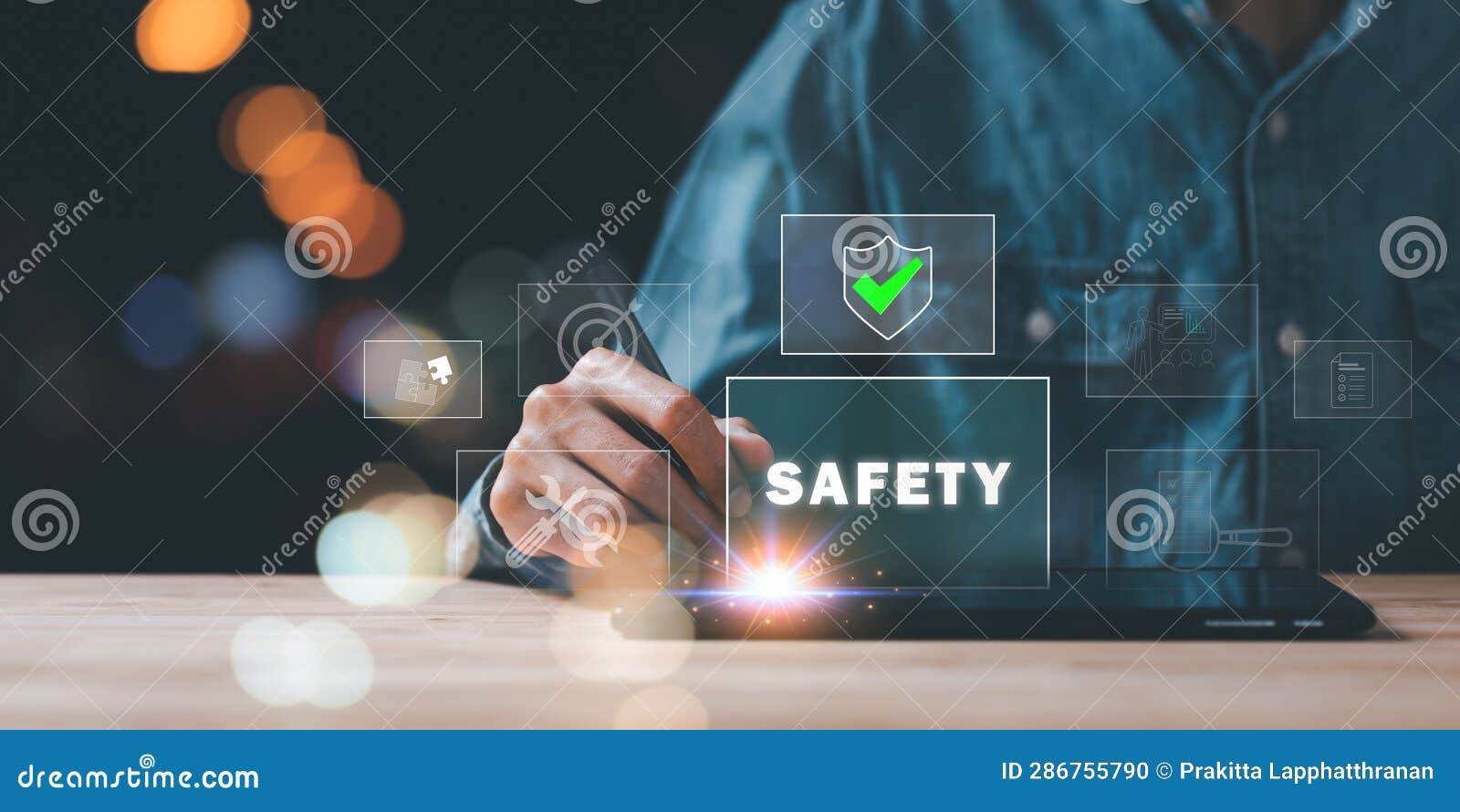 Work Safety Concept ,safety Care from an Accident ,prevention of ...