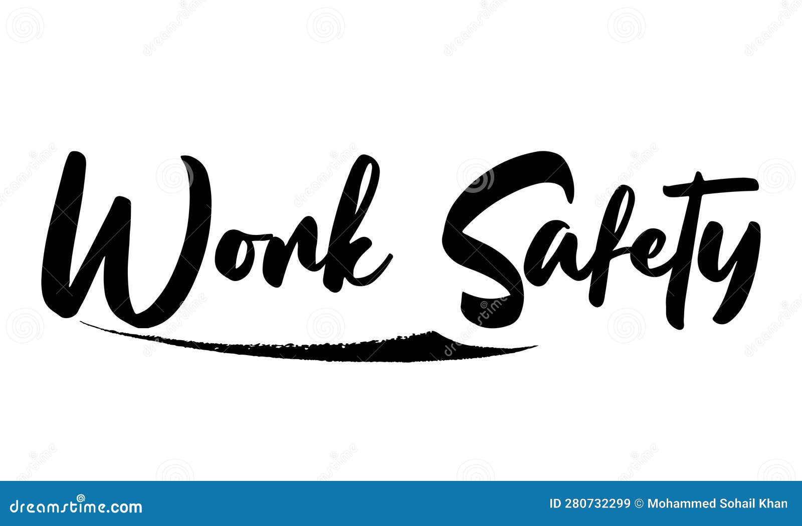 Work Safety Elegant Bold Typography Text Lettering Vector Design Quote ...