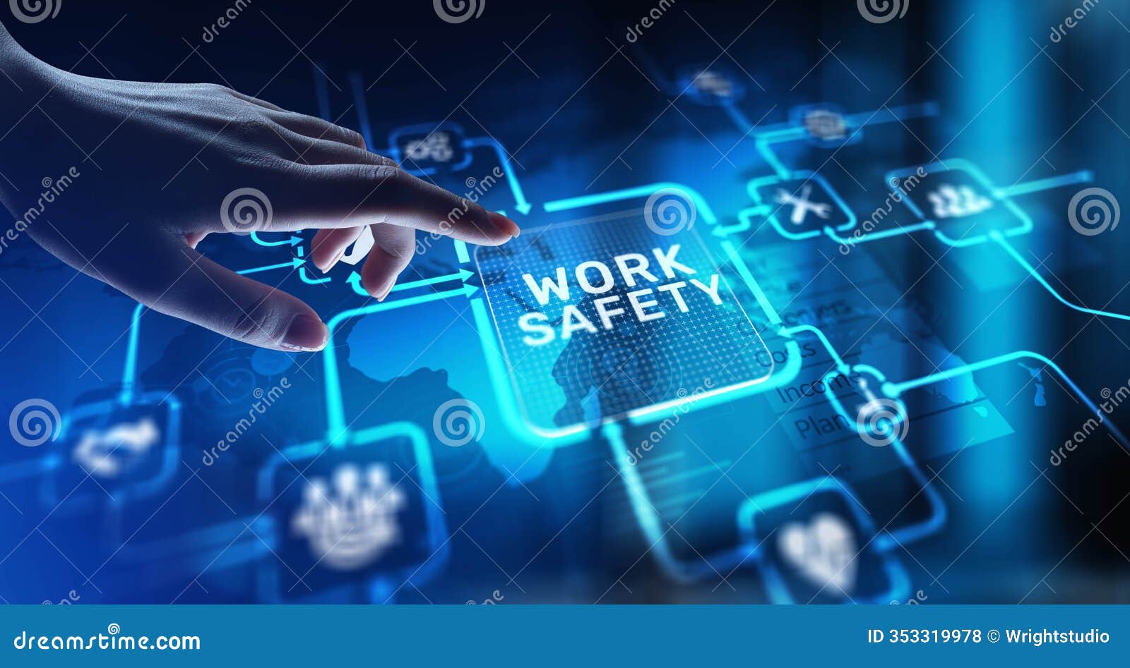 Work Safety Ensuring Health and Security in the Workplace, Projection ...