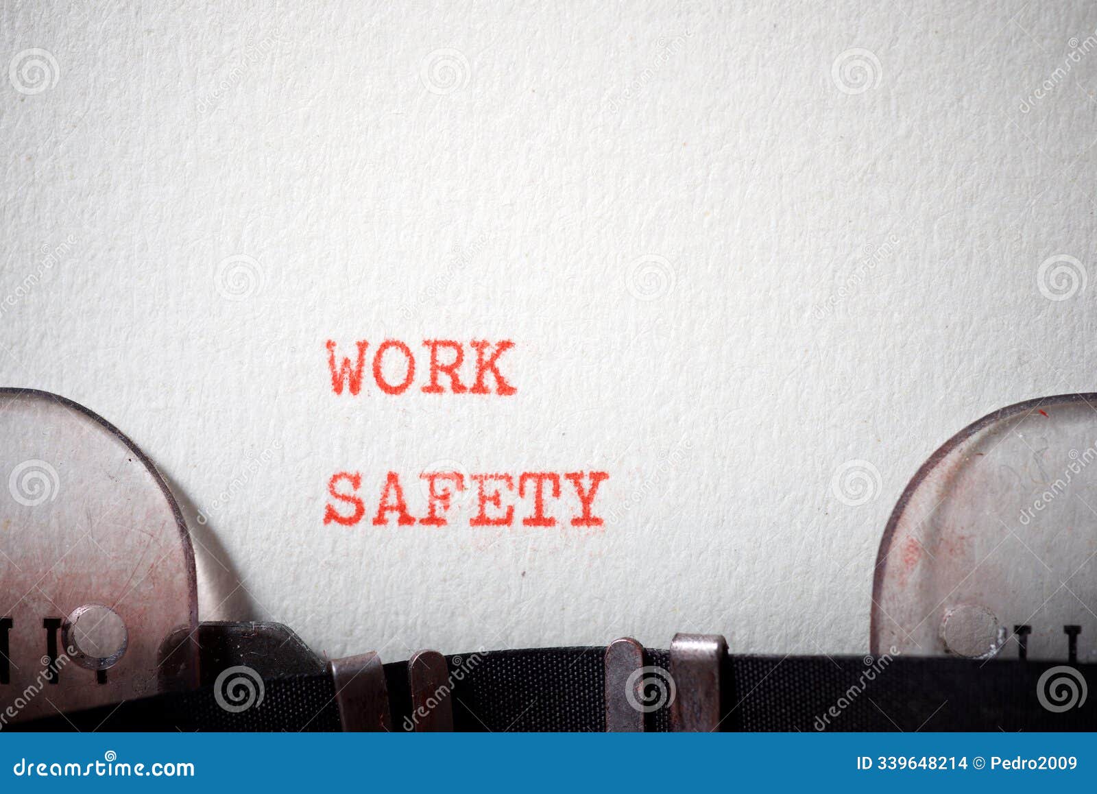 Work safety phrase stock photo. Image of assurance, writing - 339648214