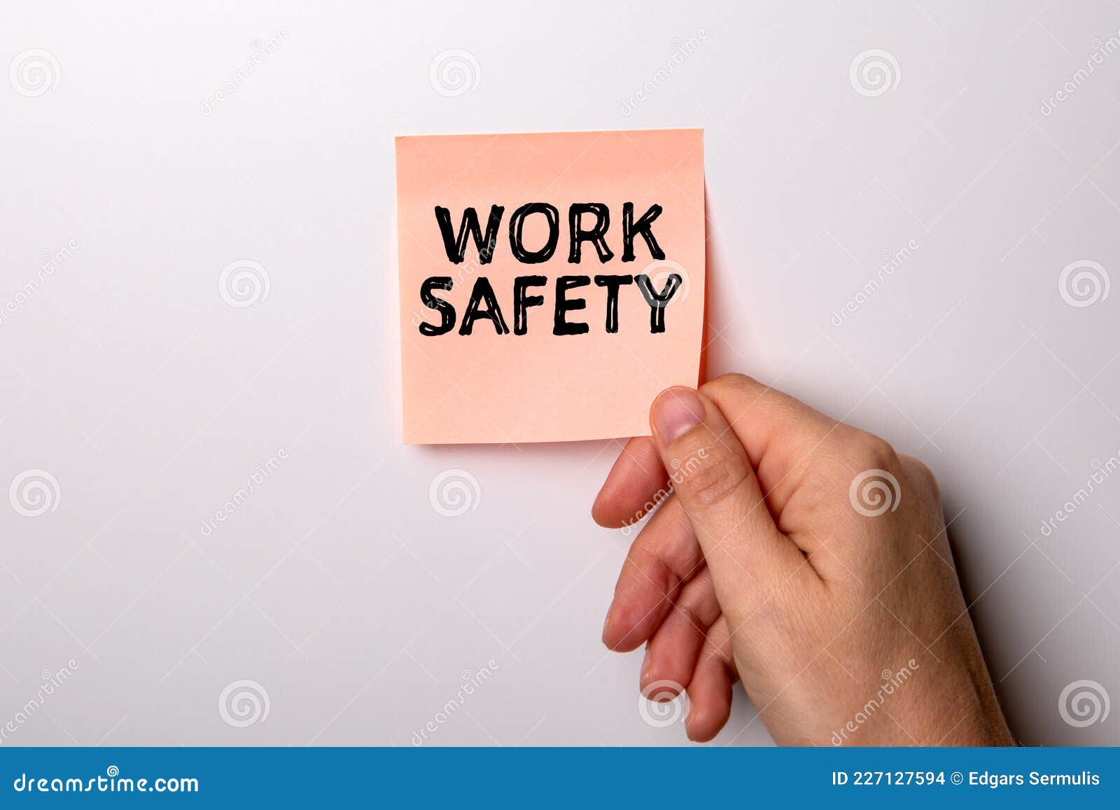 Work Safety. Reminder and Tutorial Stock Photo - Image of stress ...